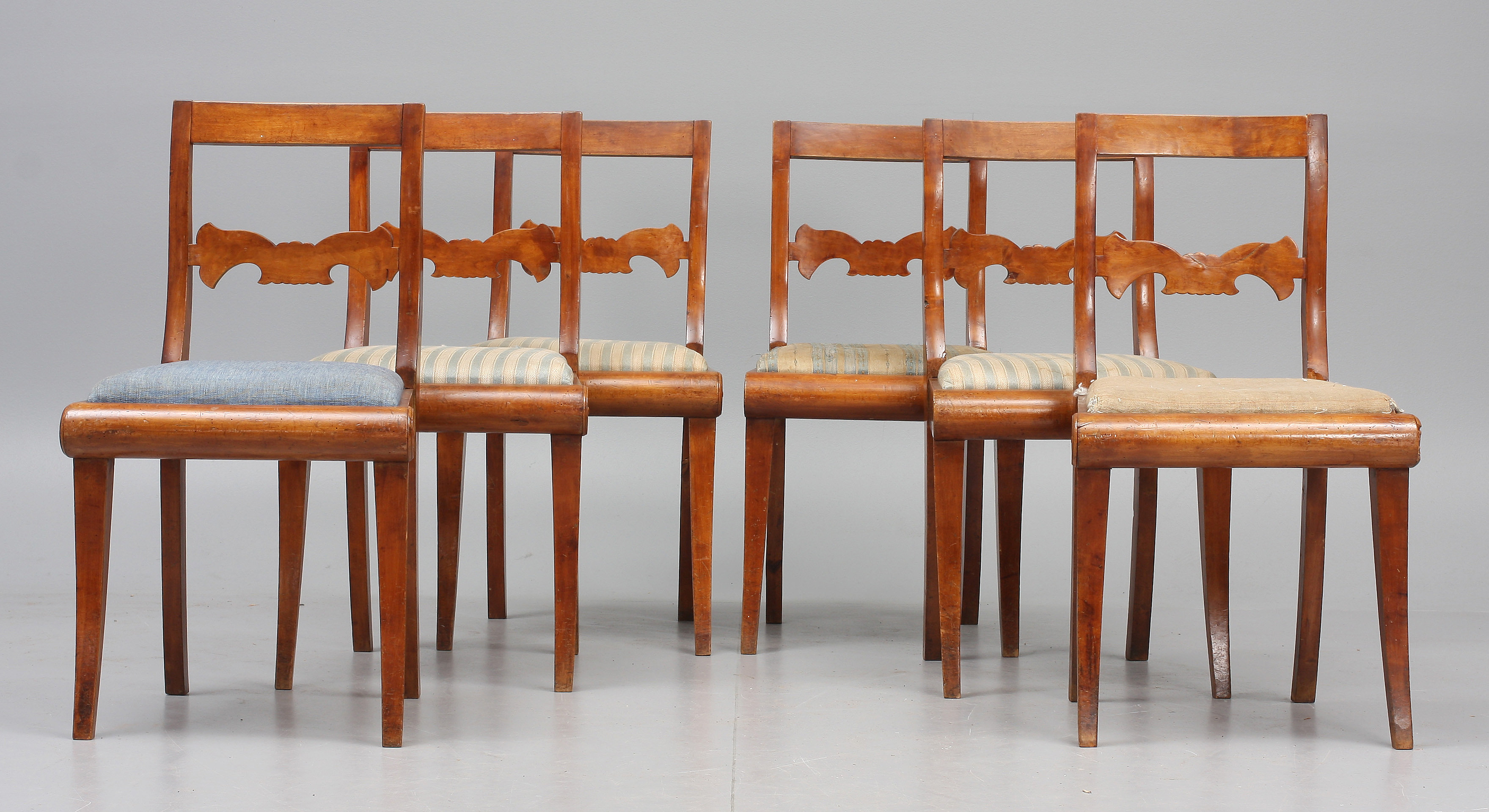 STOLAR, 6 st. Karl Johan, 1800-tal. - Bukowskis