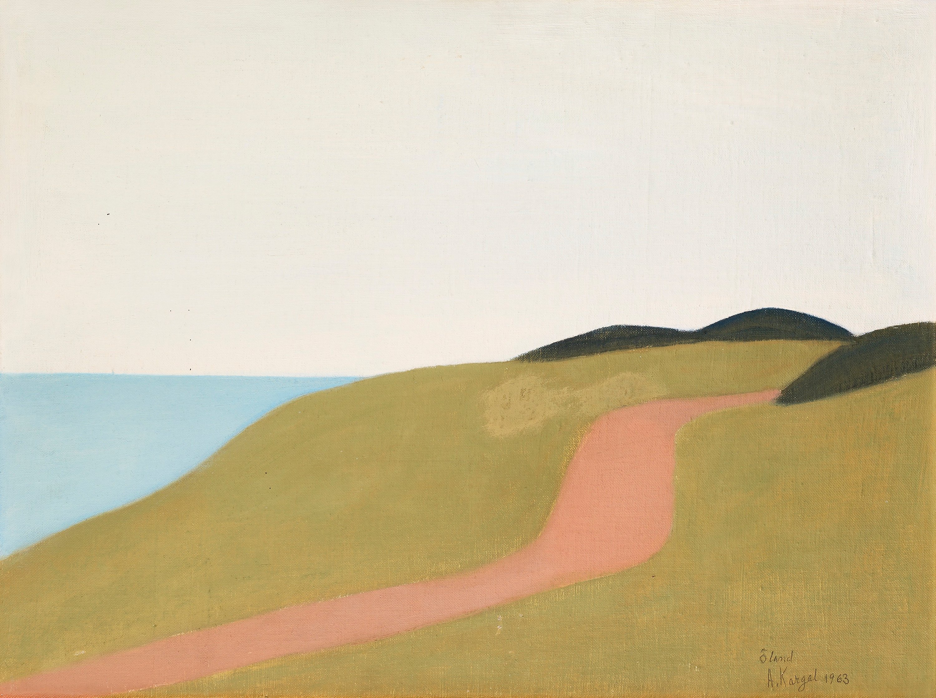 Axel Kargel, "Kustväg" (Costal road). - Bukowskis