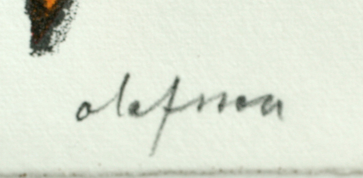 PIERRE OLOFSSON, färglitografi, sign o numr 175/300. - Bukowskis