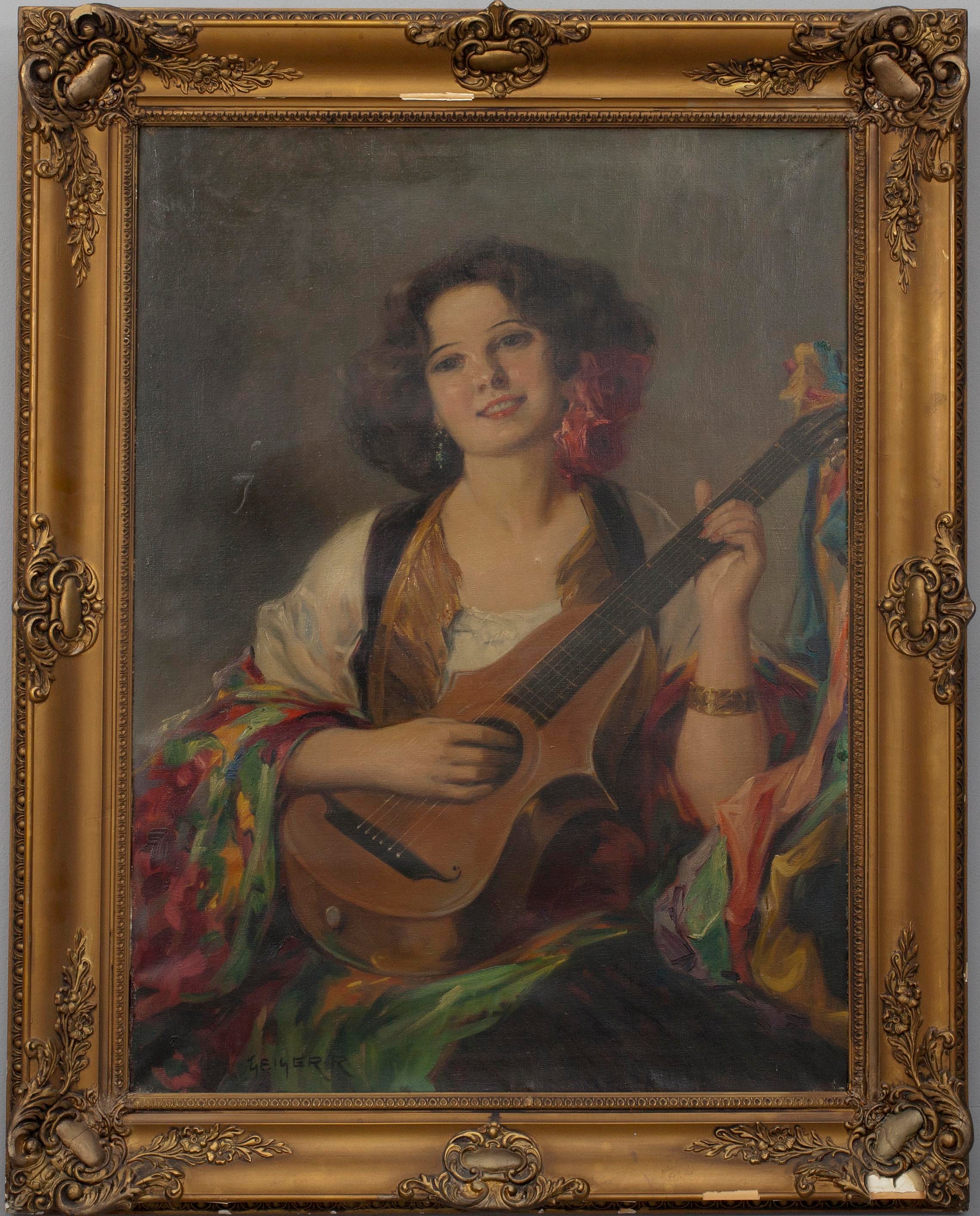 RICHARD GEIGER, olja på duk, signerad. - Bukowskis