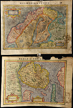 KARTOR, 2 st, Mercator 1621. - Bukowskis