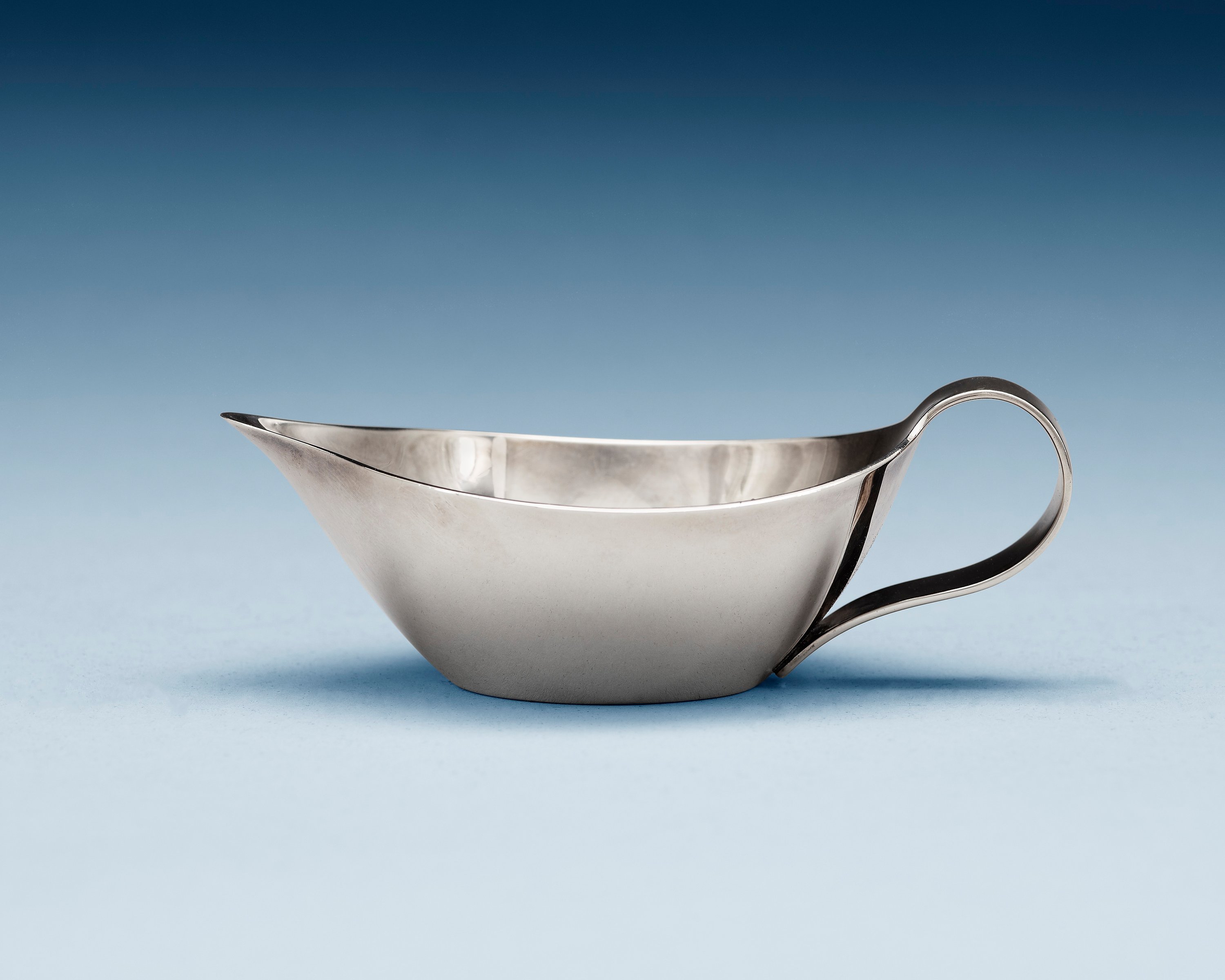 A Henning Koppel sterling creamer, Georg Jensen, Copenhagen 1945-77 ...