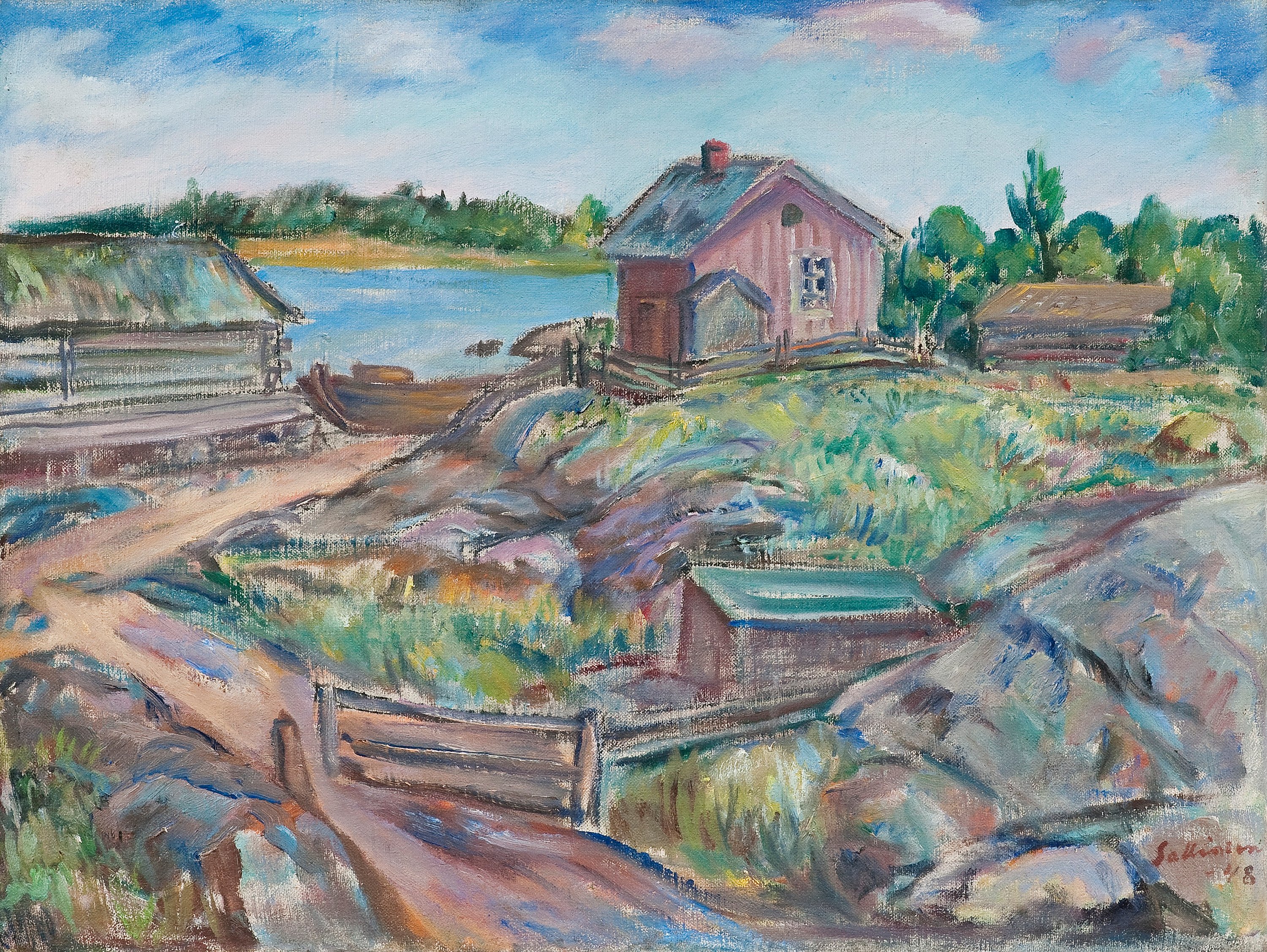 Tyko Sallinen, SAARISTOLAISTUNNELMA. - Bukowskis