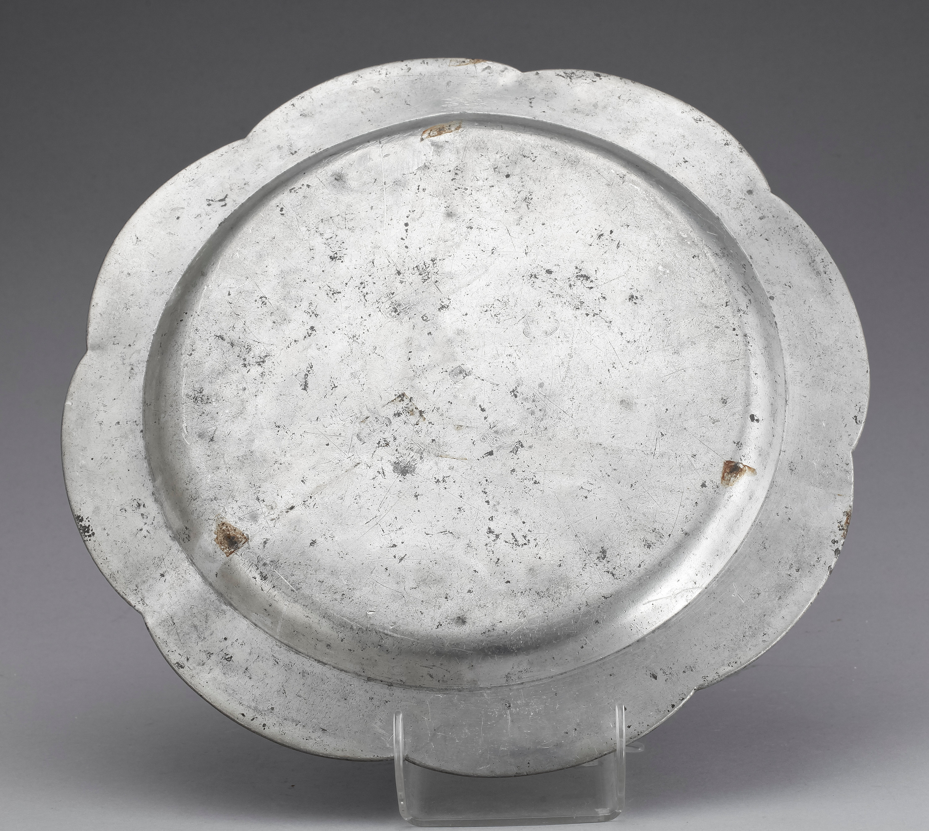 FAT. Tenn, rokoko, möjligen Lars Persson Borgström, Göteborg, 1700-tal ...