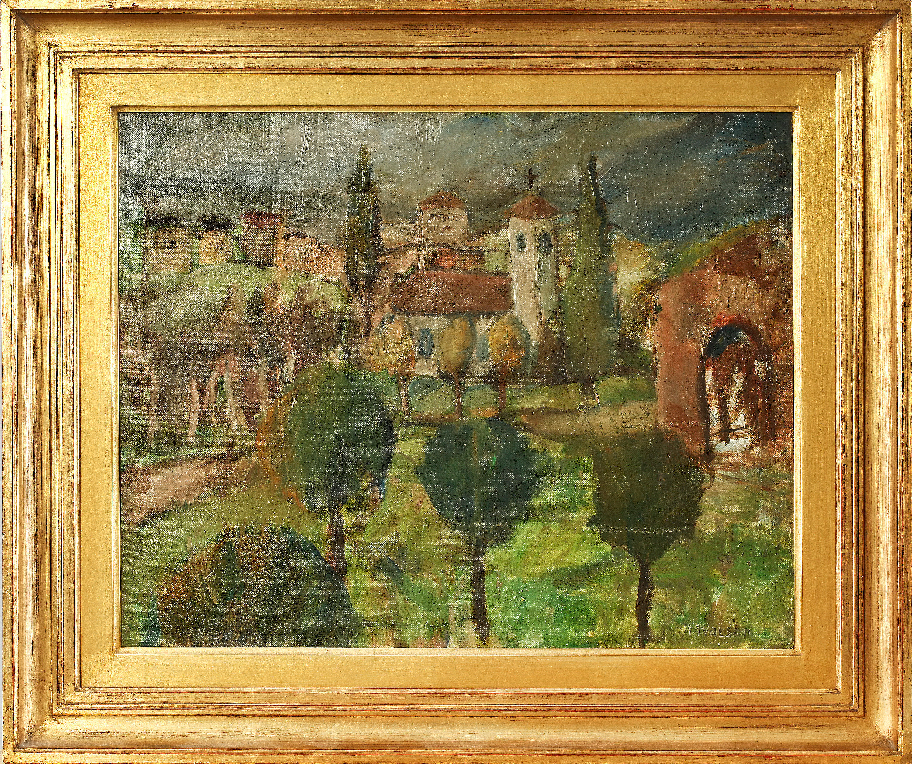 IVAN IVARSON, olja på pannå, sign. - Bukowskis