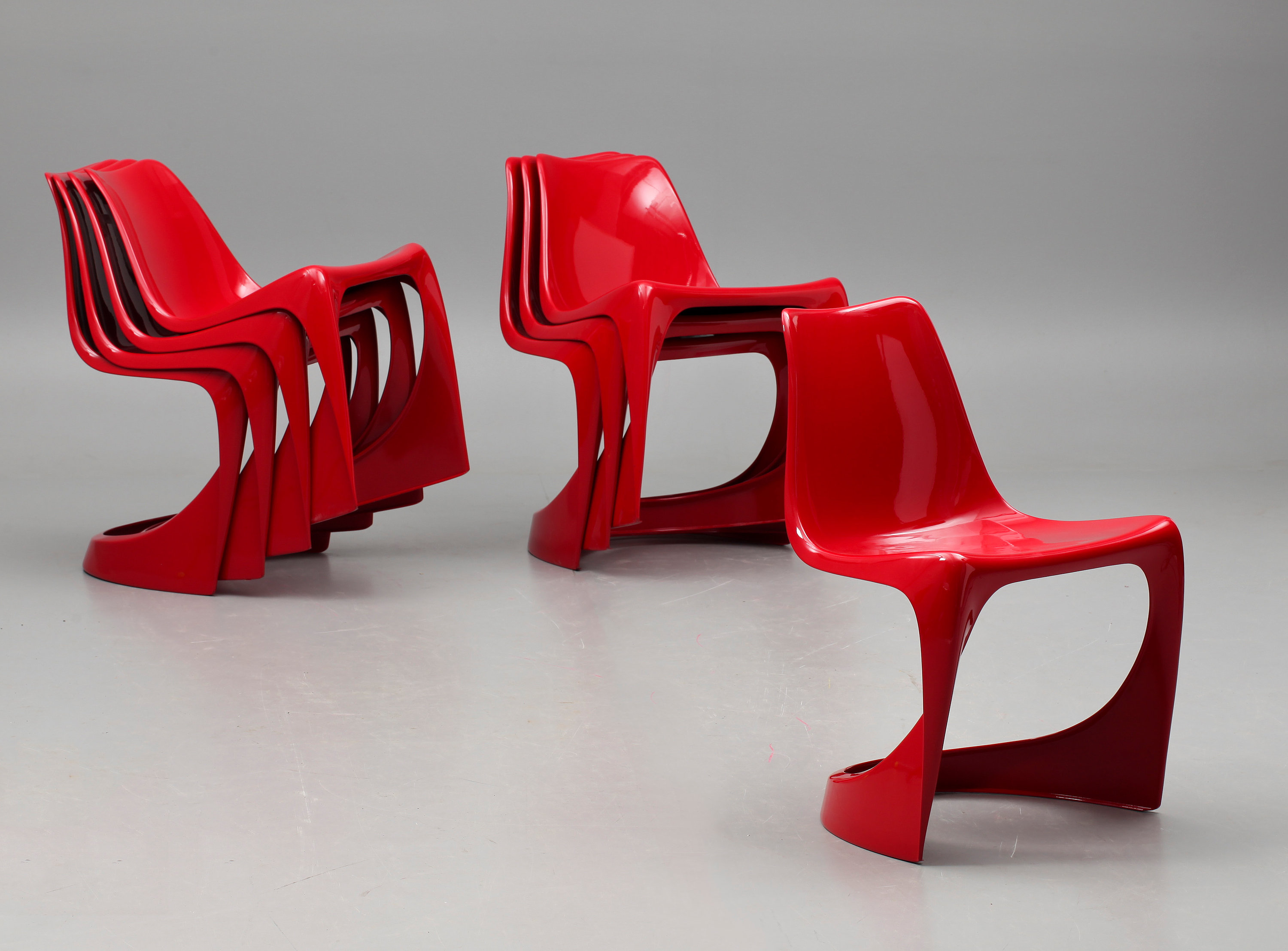 STOLAR, 8 st. "A-line 290". Steen Östergaard, Danmark. 1970-tal ...