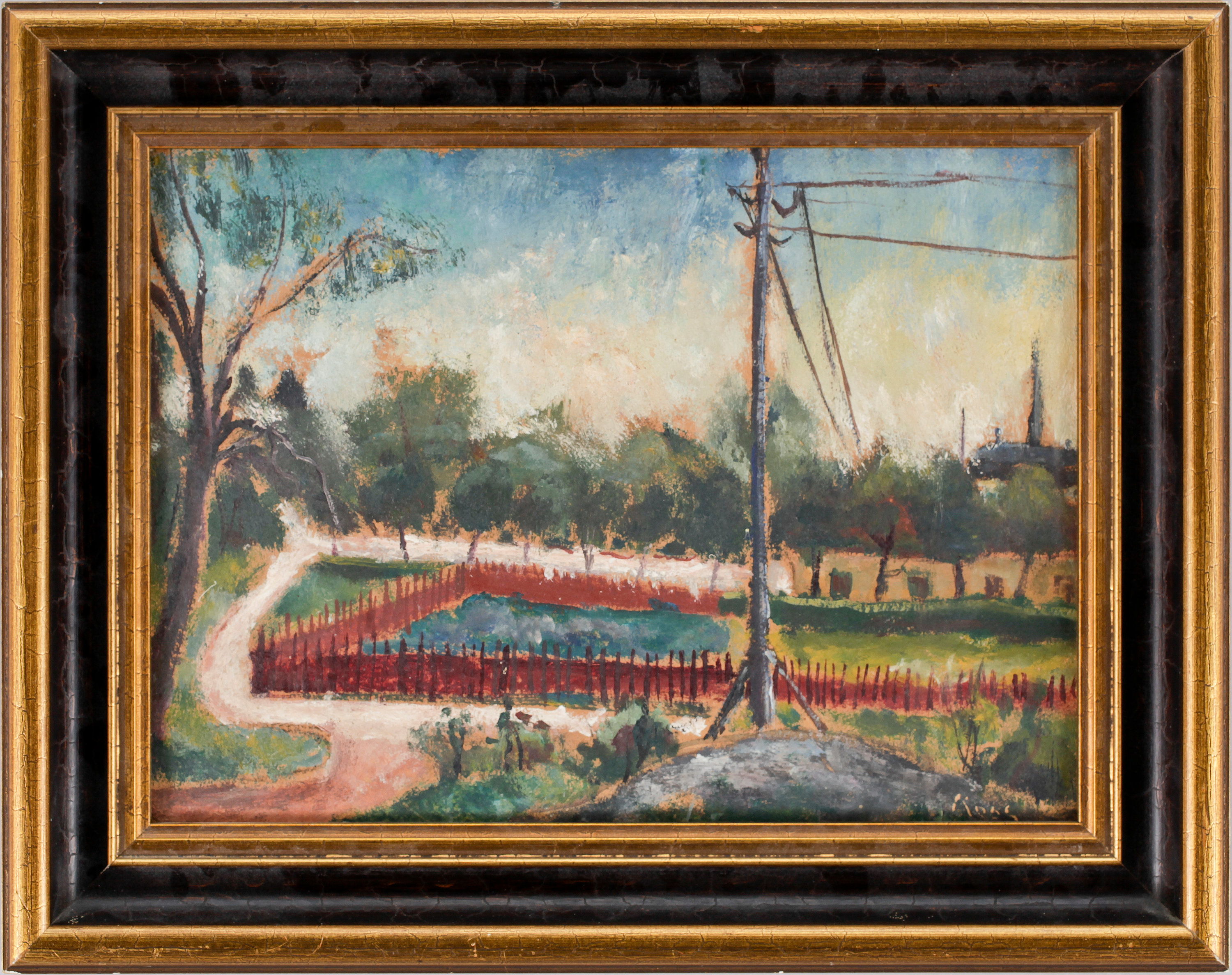 ALEXANDER ROOS, olja på pannå, sign. - Bukowskis