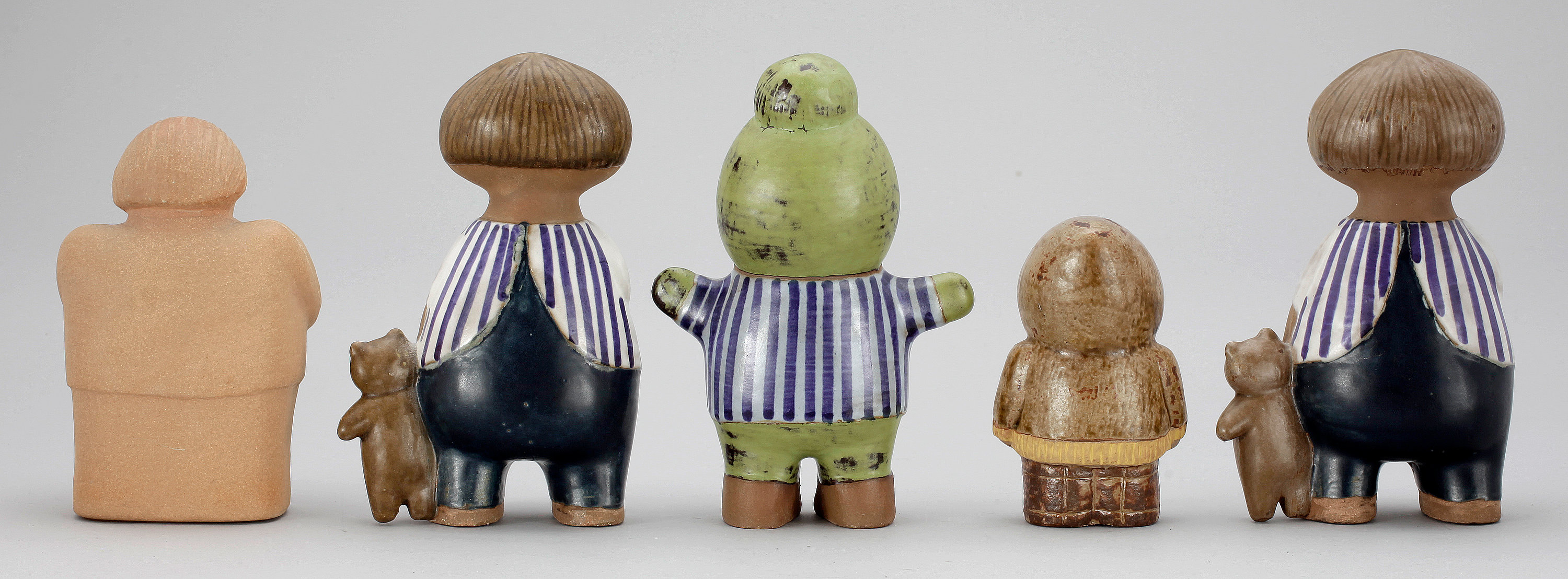 FIGURINER, 5 st, Lisa Larsson, Gustavsberg. - Bukowskis