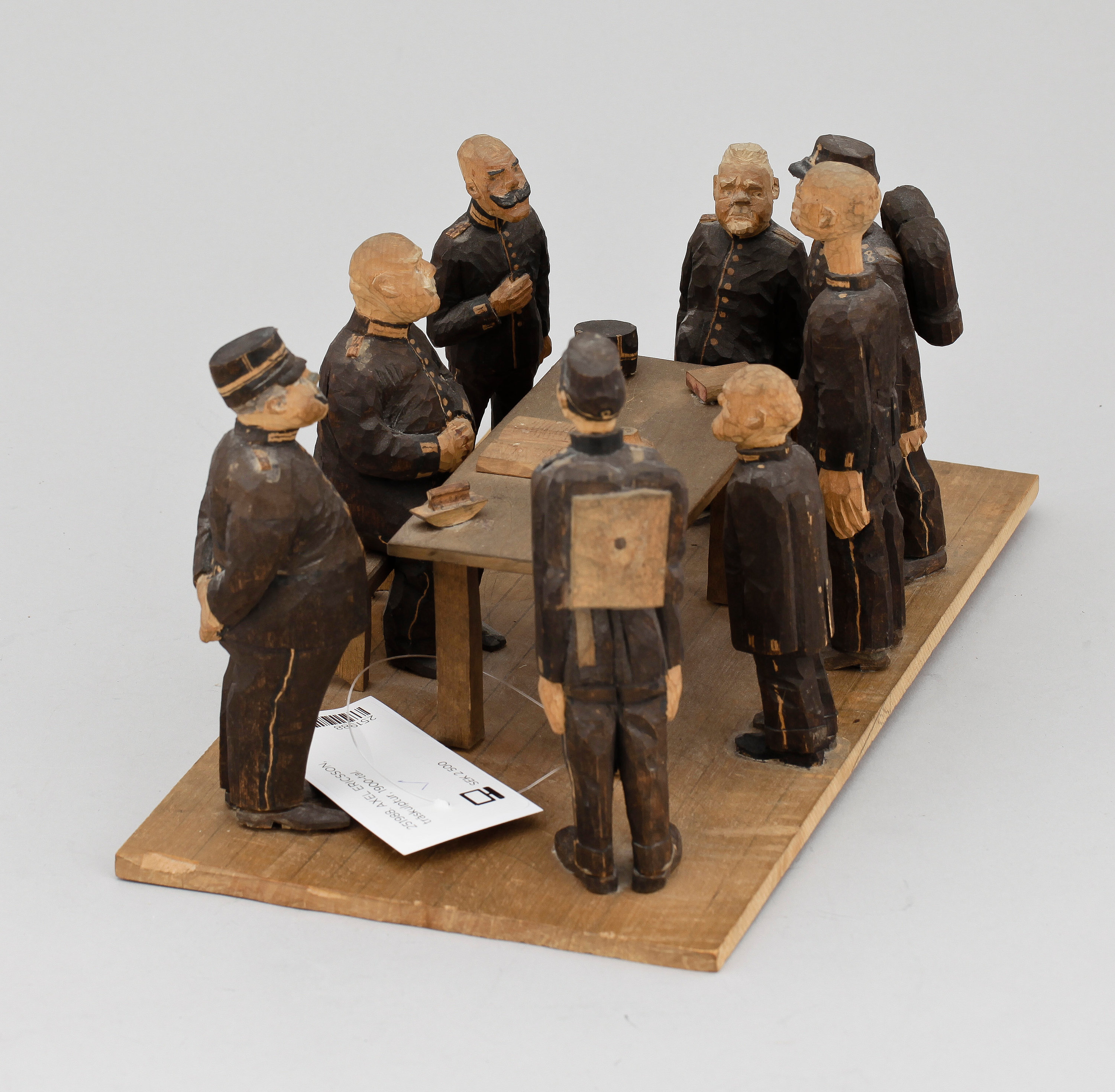 AXEL ERICSSON, träskulptur, 1900-tal. - Bukowskis