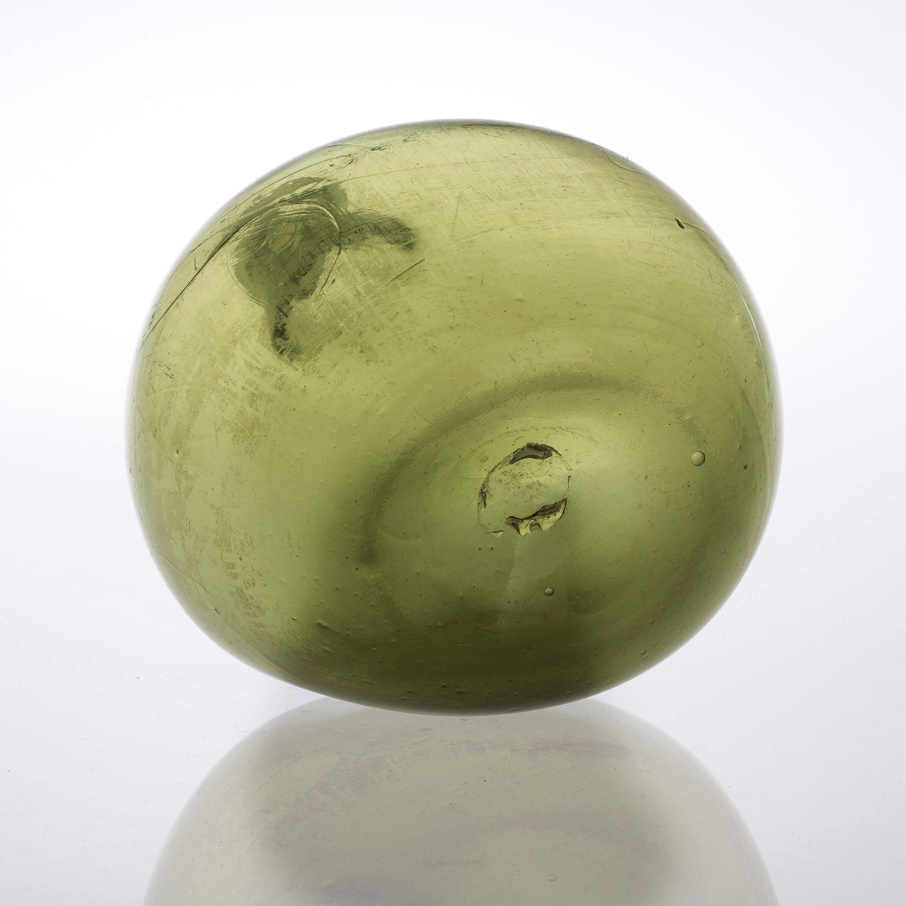 FLASKA, troligen Limmareds Glasbruk CA 1800. - Bukowskis