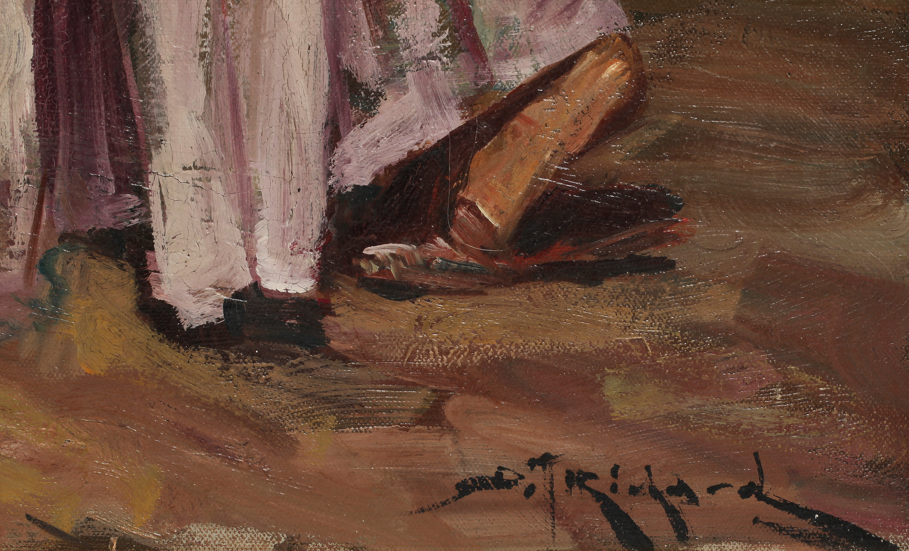 RICHARD DURANDO TOGO, olja på duk, sign. - Bukowskis