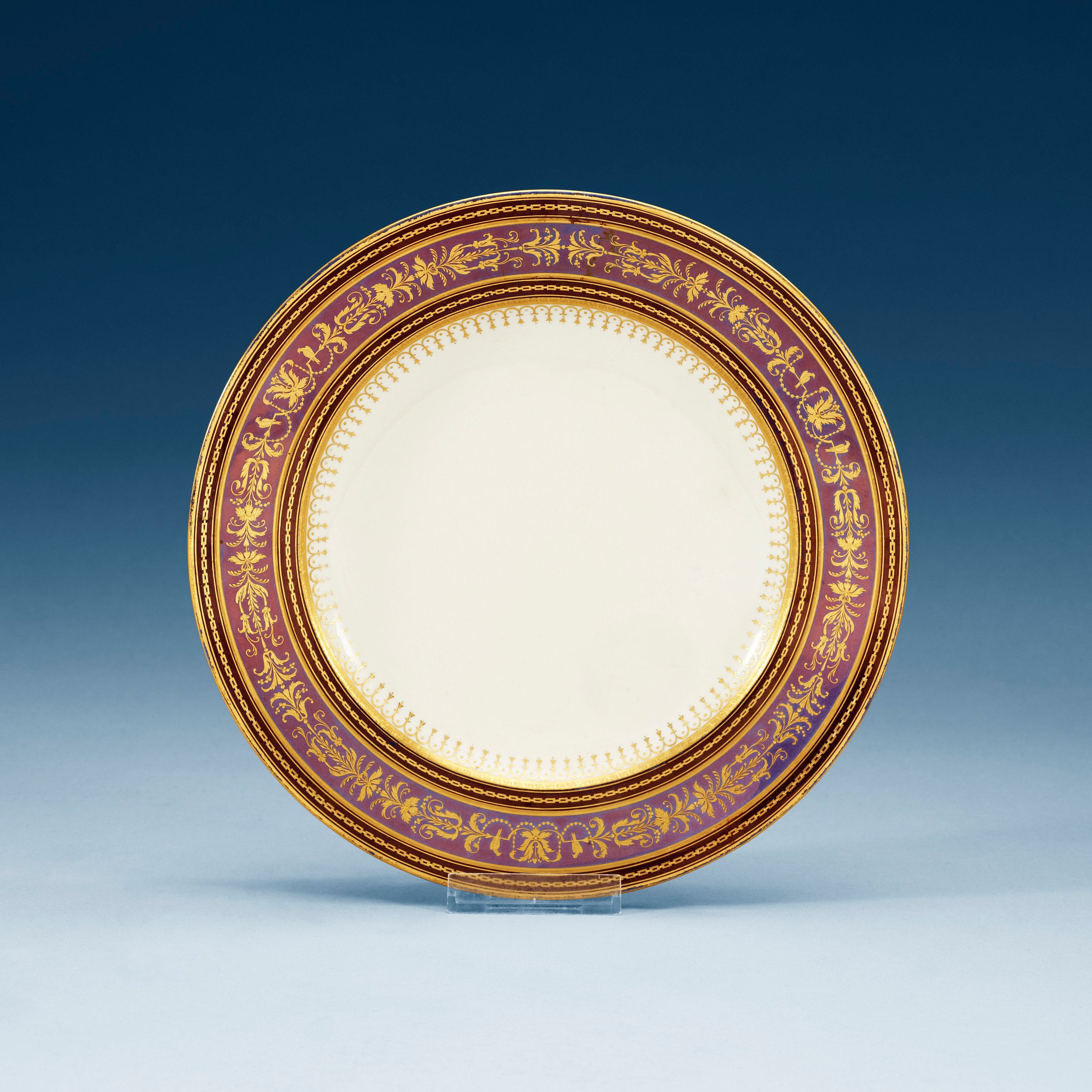 A Vienna porcelain dish, ca 1800. - Bukowskis