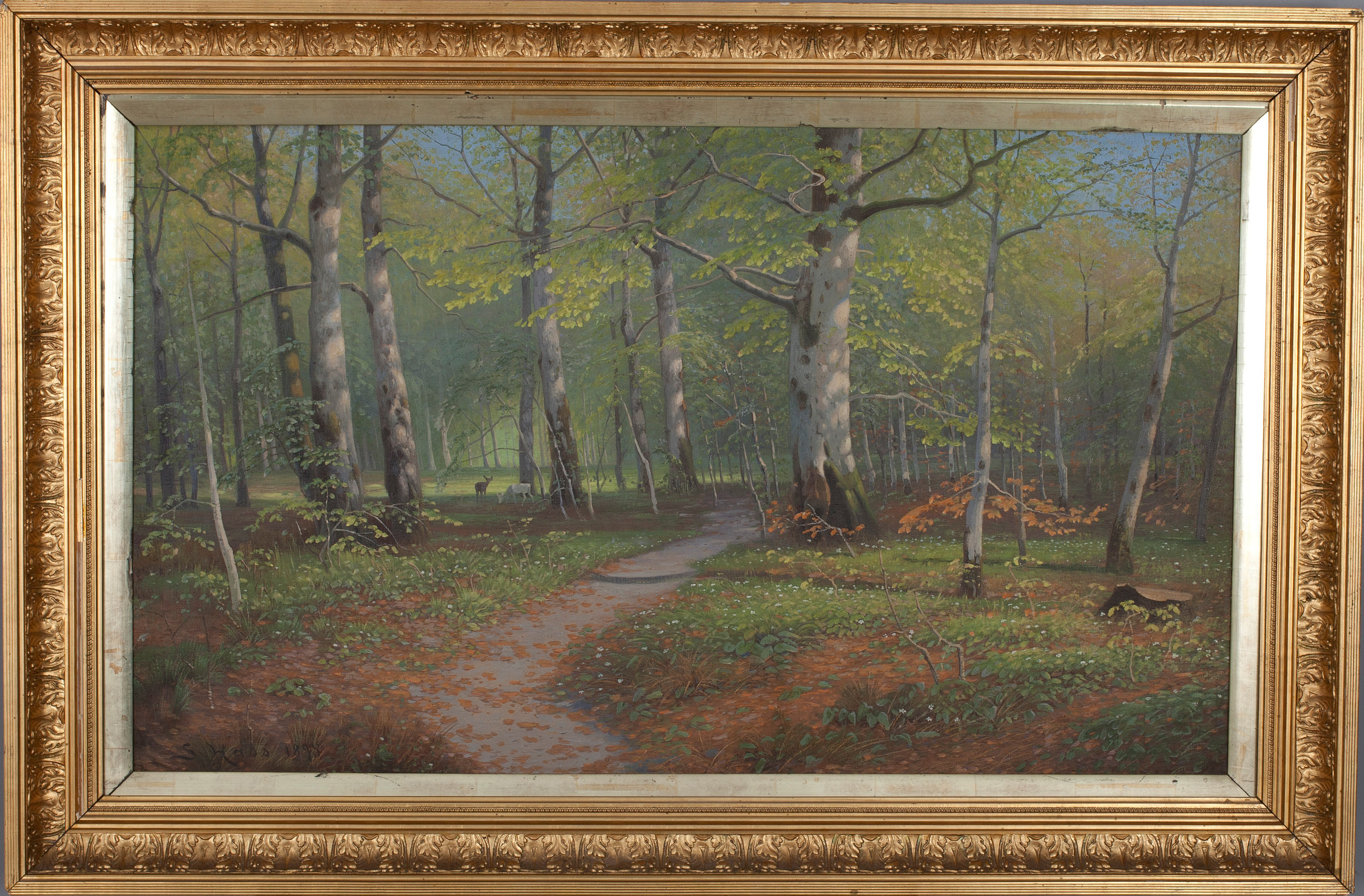 SIEGFRIED HASS, olja på duk, sign o dat 1892. - Bukowskis