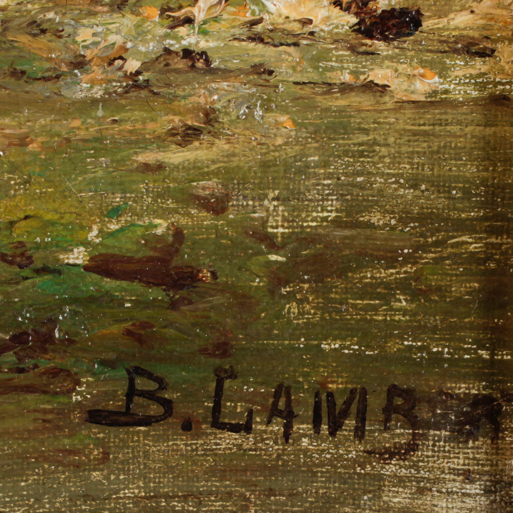 B. LAMBERT, olja på duk, sign. - Bukowskis