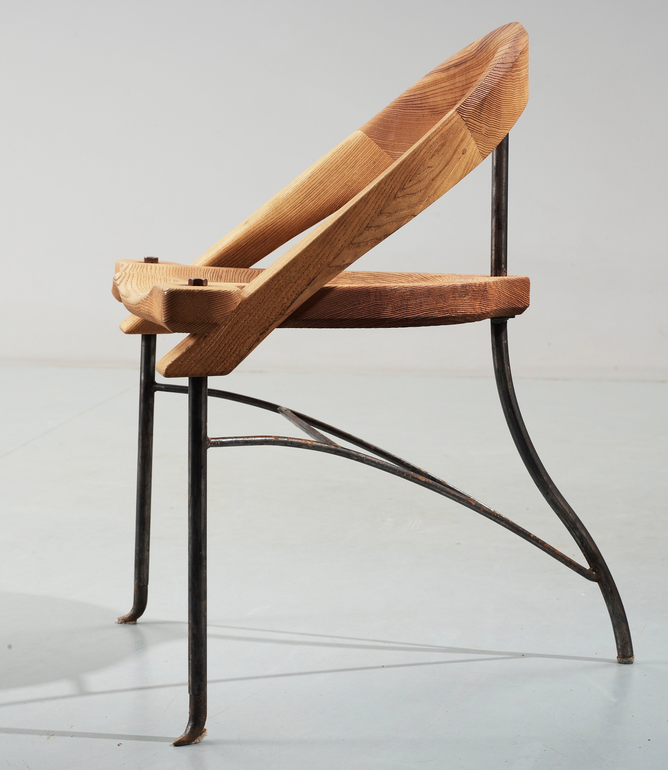 A Nigel Coates ashe chair and a bar stool, - Bukowskis
