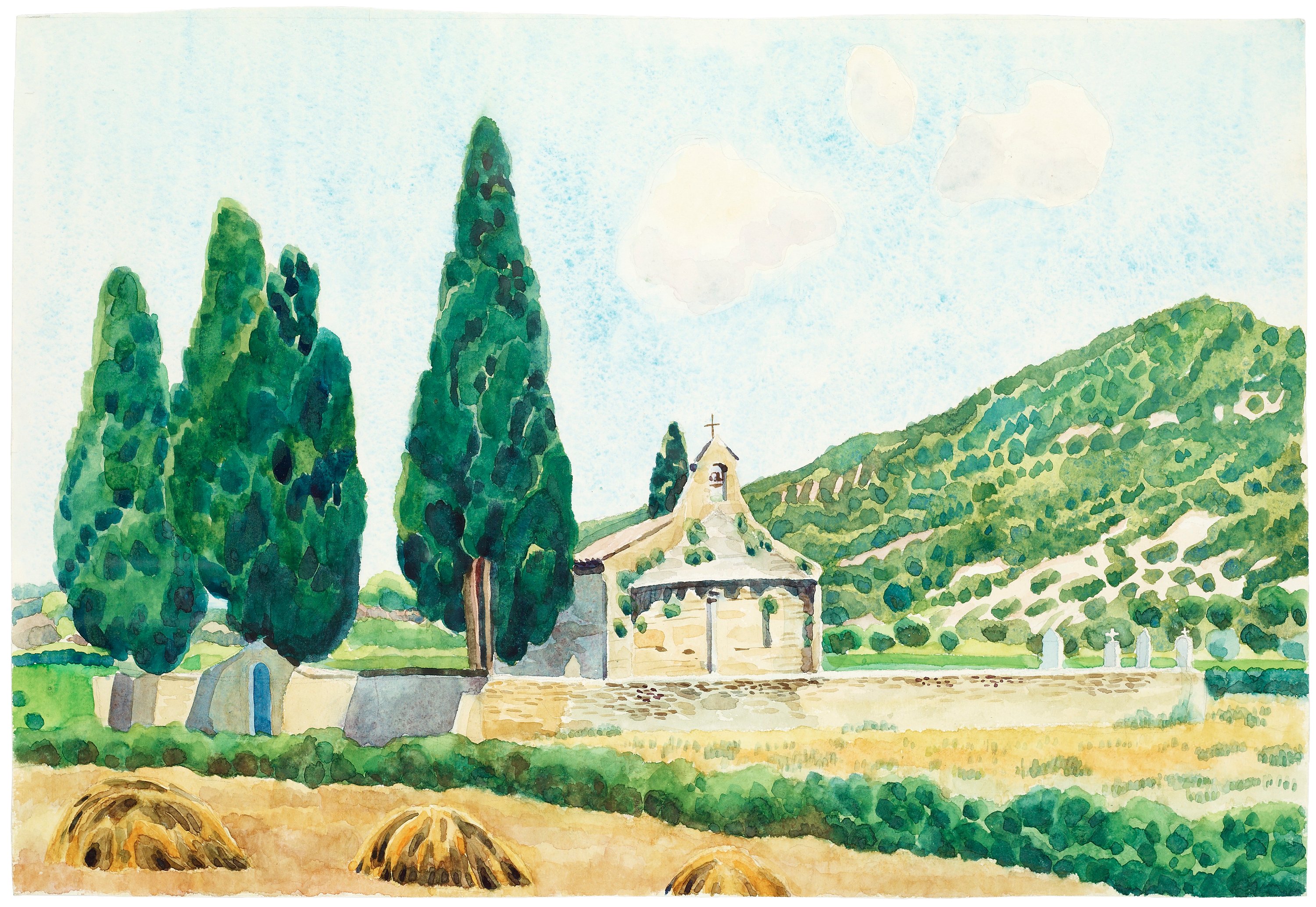 JOSEF FRANK, akvarell. - Bukowskis