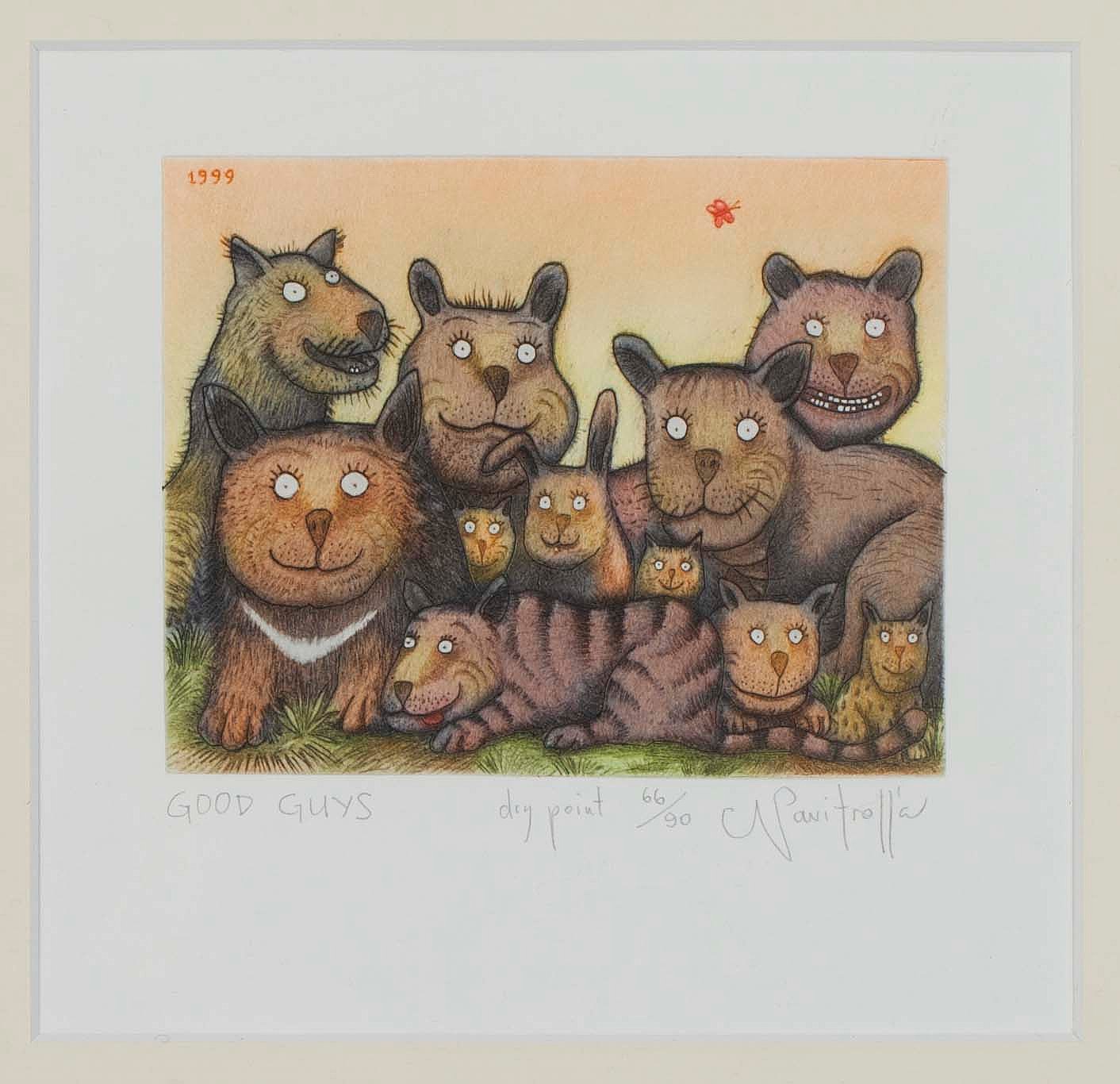 NAVITROLLA, LITOGRAFIER 4 st, sign. och numr., dat. 1999 och 2000 ...