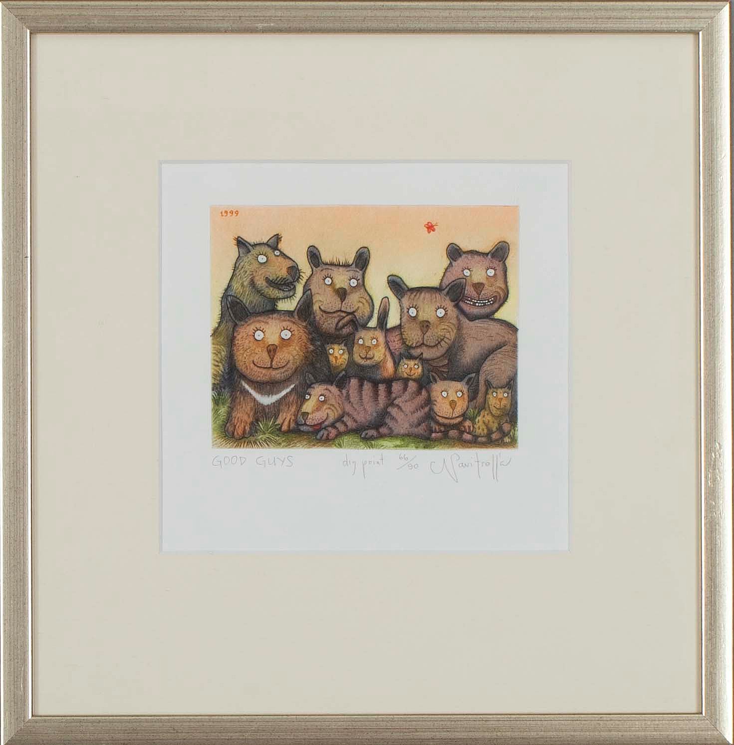 NAVITROLLA, LITOGRAFIER 4 st, sign. och numr., dat. 1999 och 2000 ...