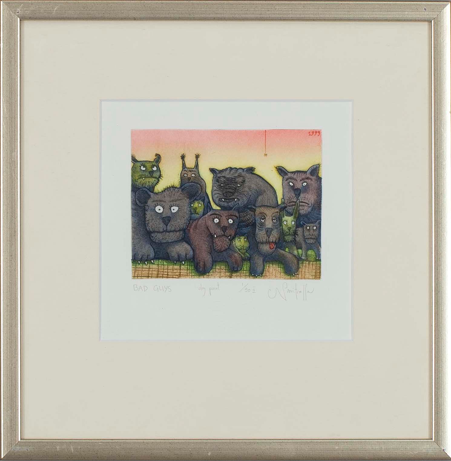 NAVITROLLA, LITOGRAFIER 4 st, sign. och numr., dat. 1999 och 2000 ...