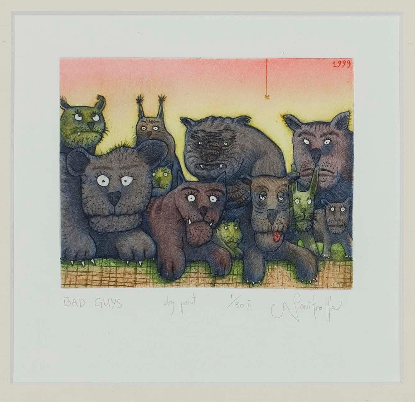 NAVITROLLA, LITOGRAFIER 4 st, sign. och numr., dat. 1999 och 2000 ...