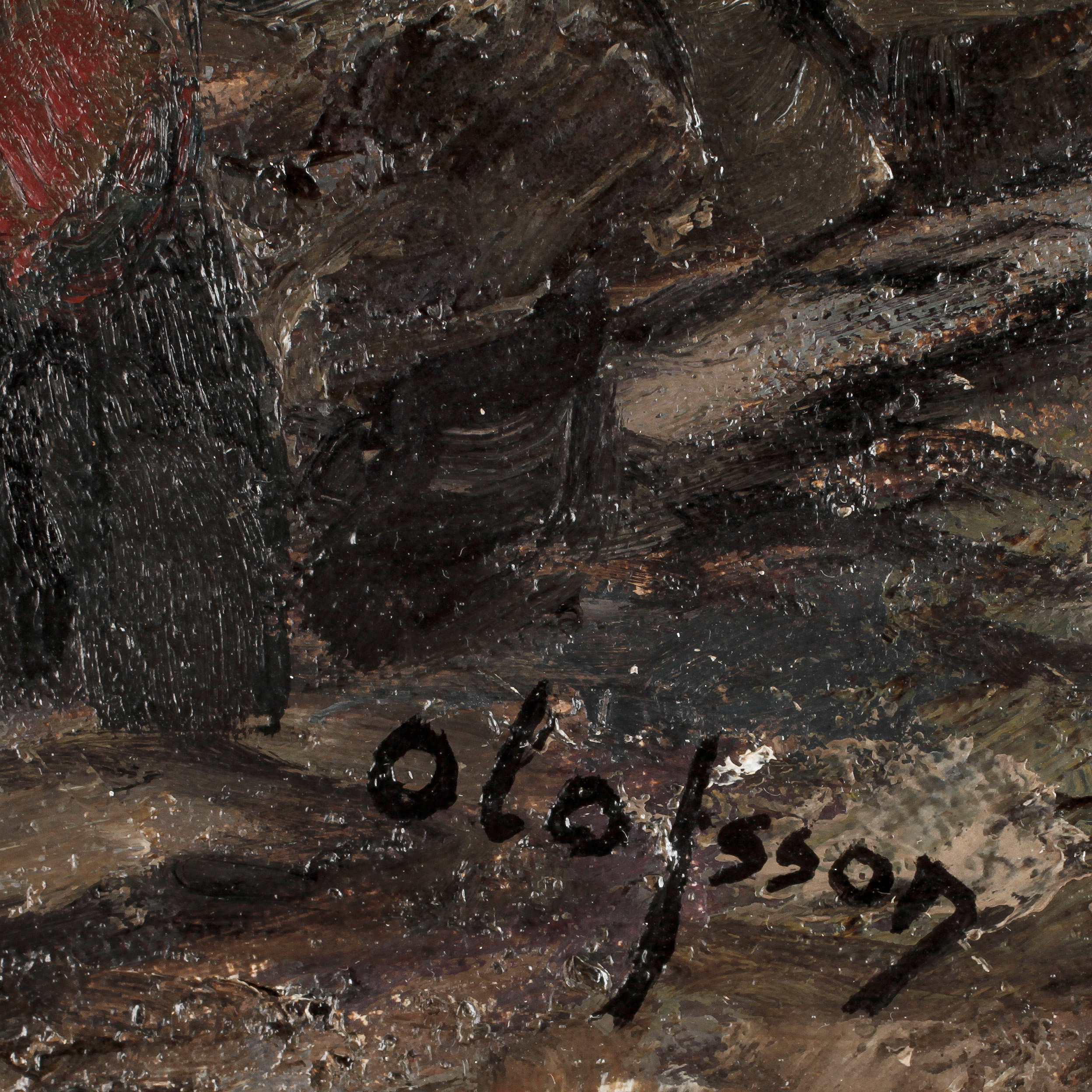 PIERRE OLOFSSON, olja på duk. Sign. - Bukowskis