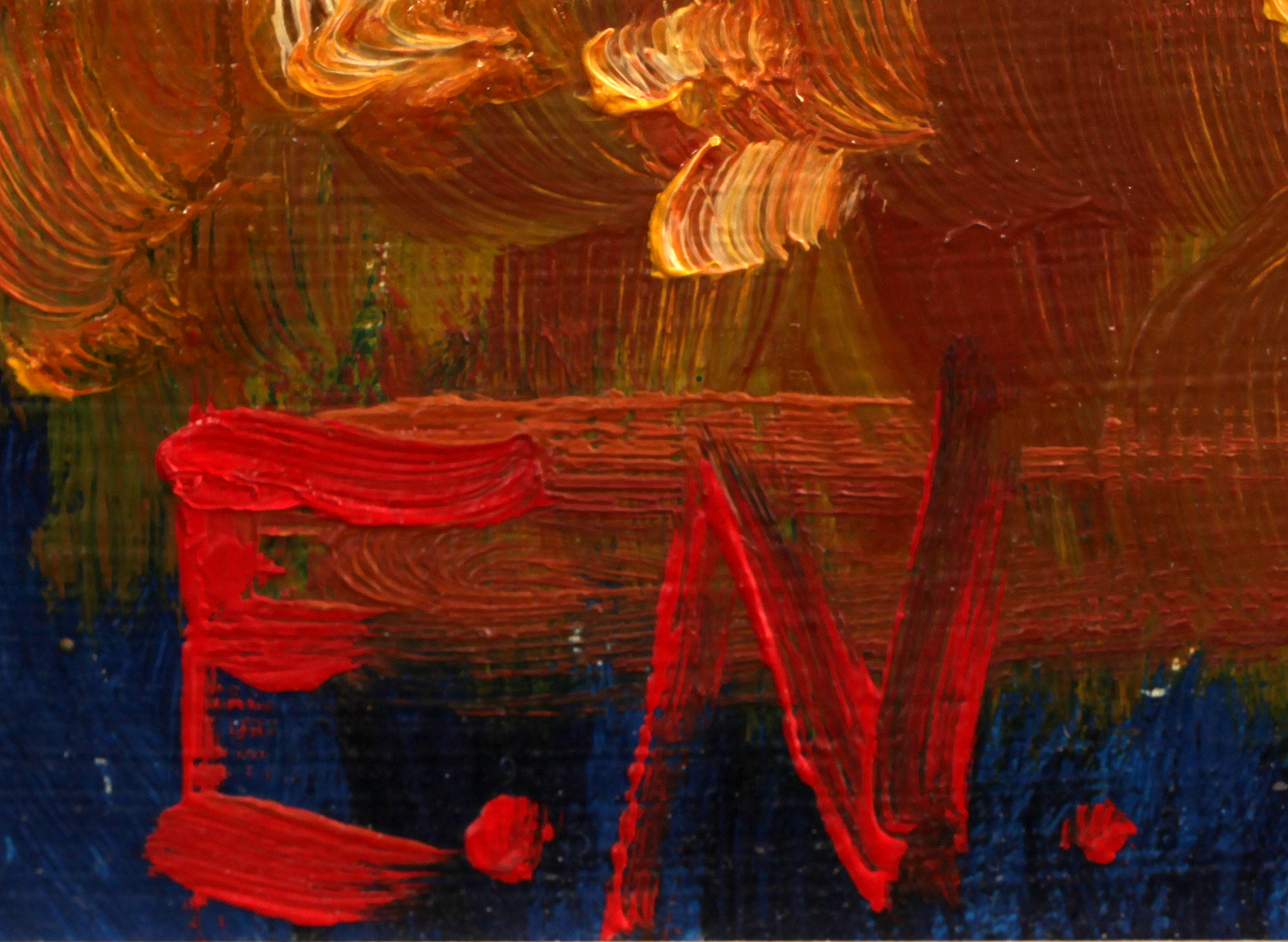 ERNST NORLIND, olja på pannå, sign. - Bukowskis