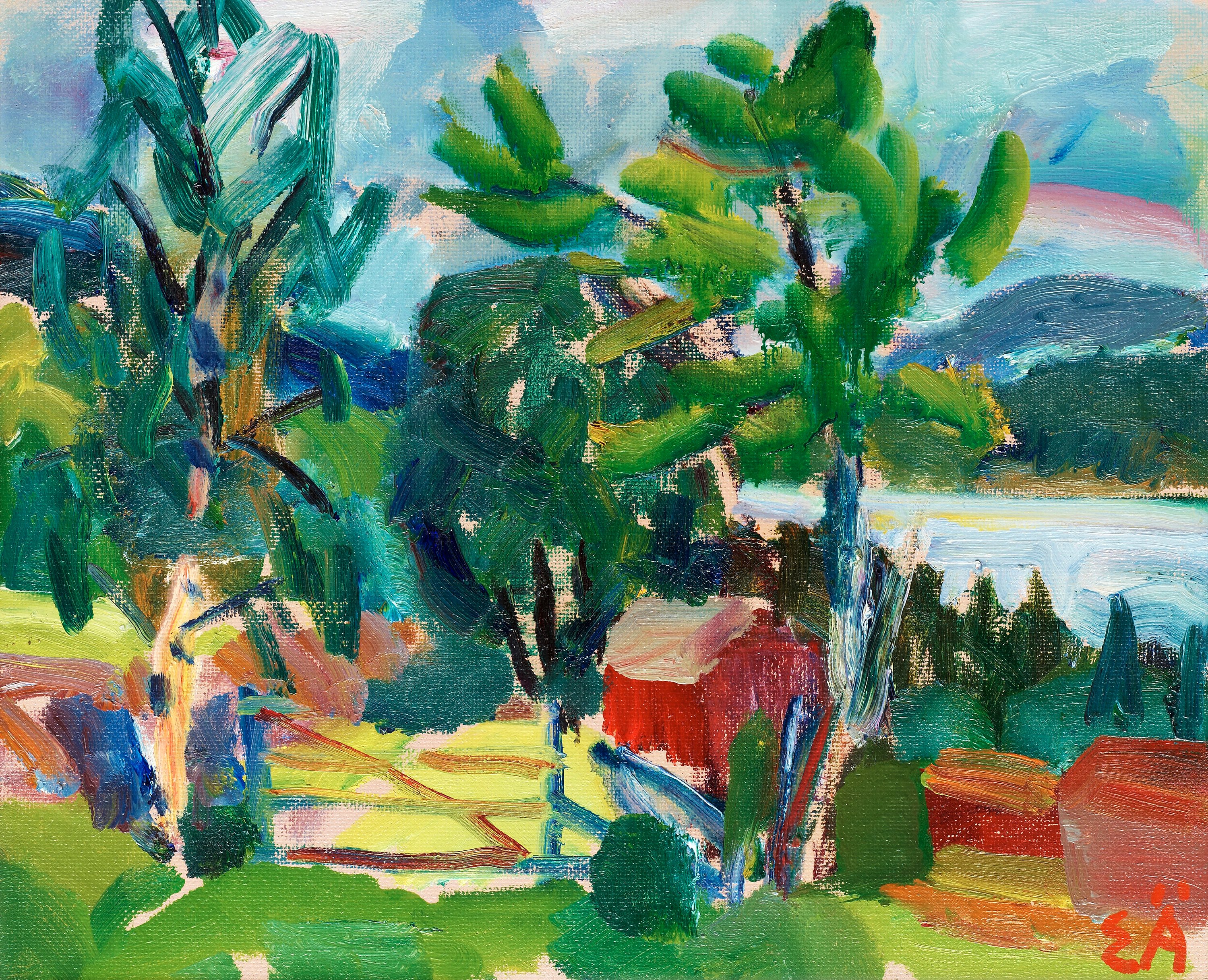 Erling Ärlingsson, "Ängen i Gräsmark". - Bukowskis