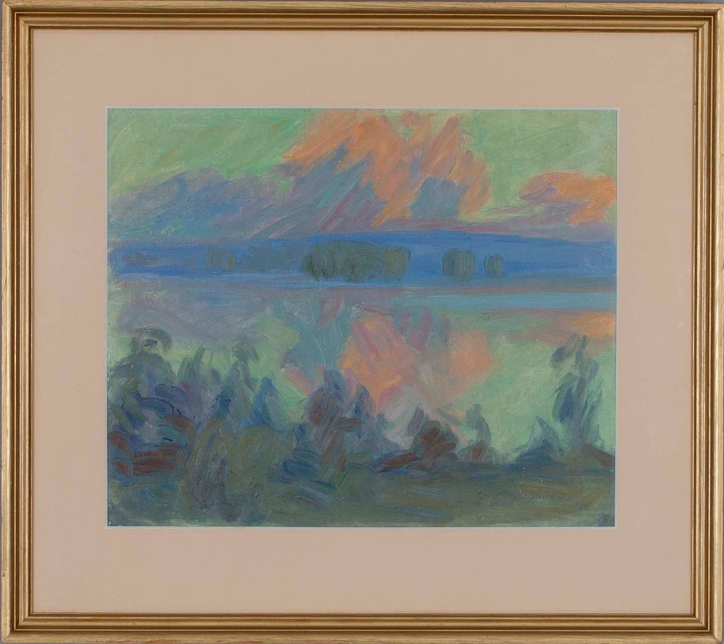 GABRIEL ENGBERG, olja på duk/pannå, sign o dat 1916. - Bukowskis