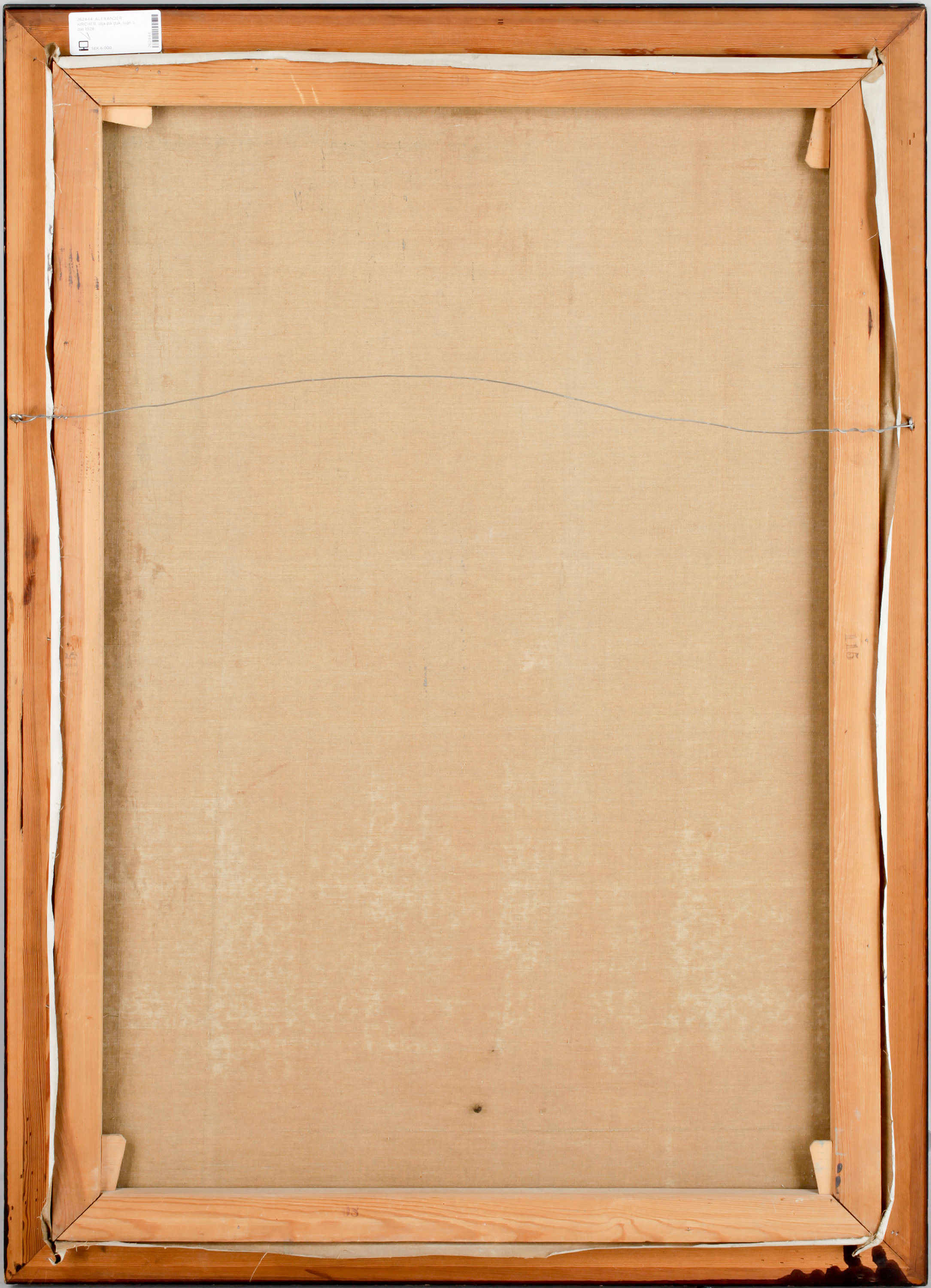 ALEXANDER KIRCHER, olja på duk, sign o dat 1928. - Bukowskis