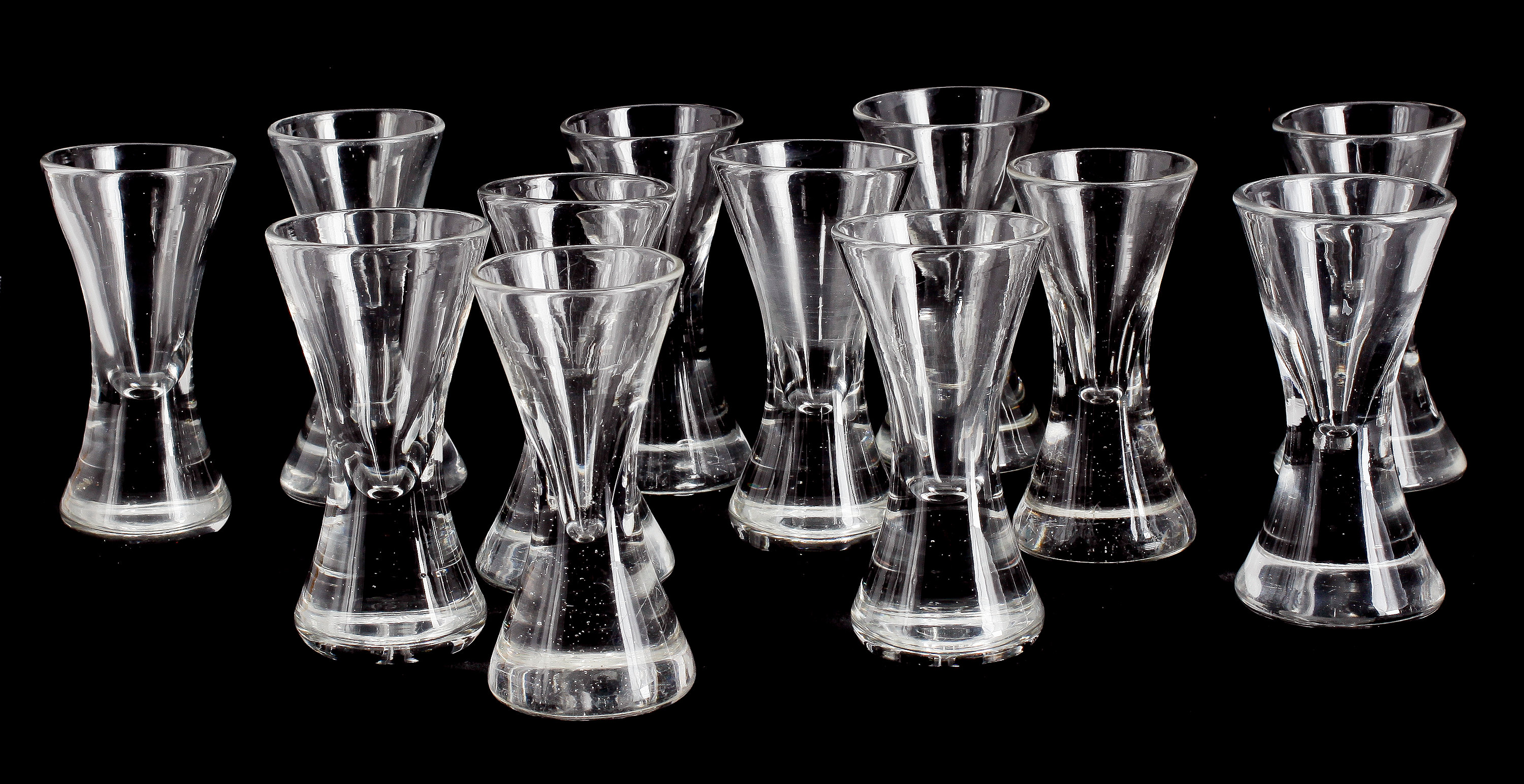 SNAPSGLAS, 12 st, troligen 1800-tal. - Bukowskis