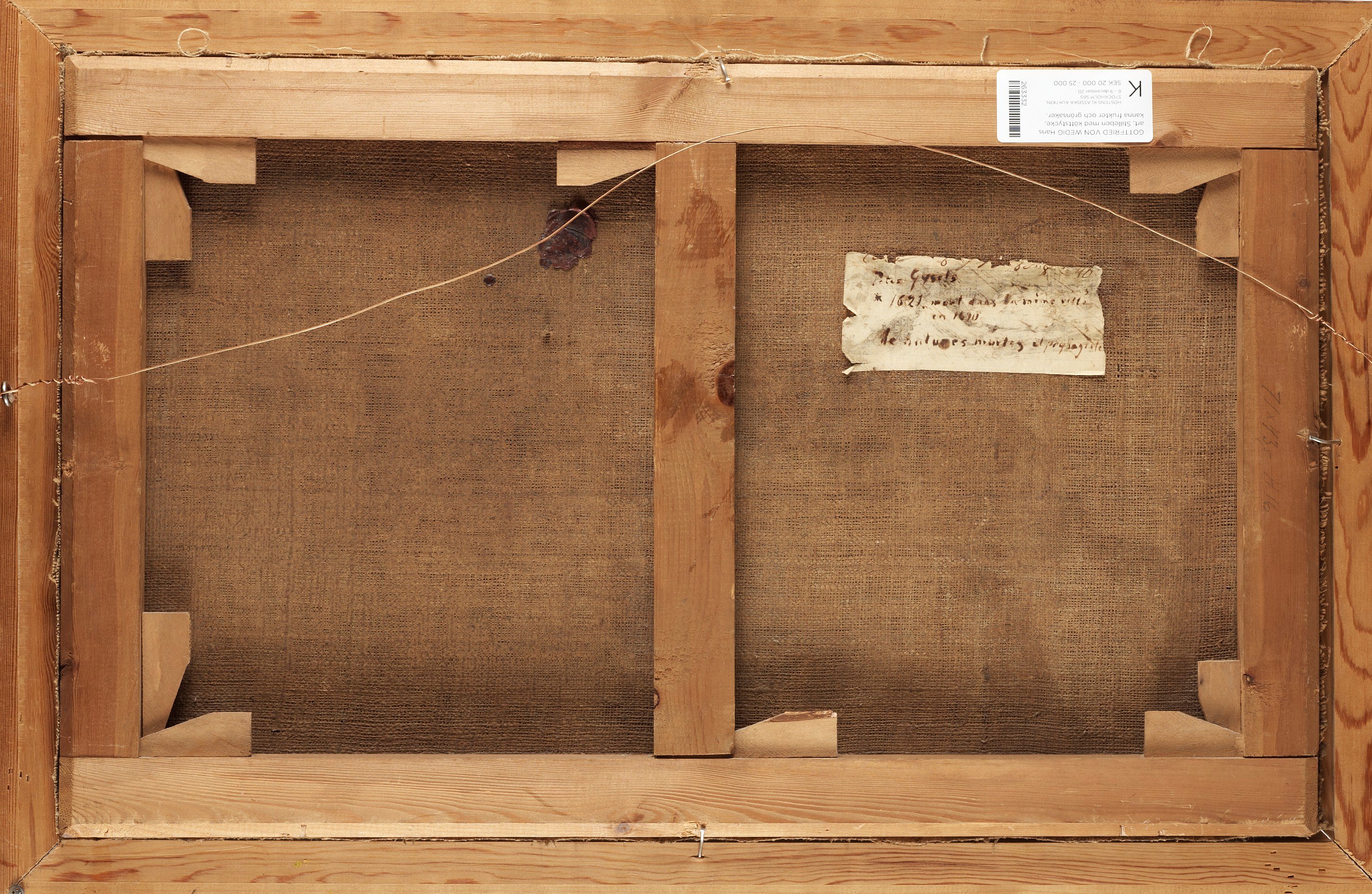 Gottfried von Wedig In the manner of the artist, Still life with meat ...