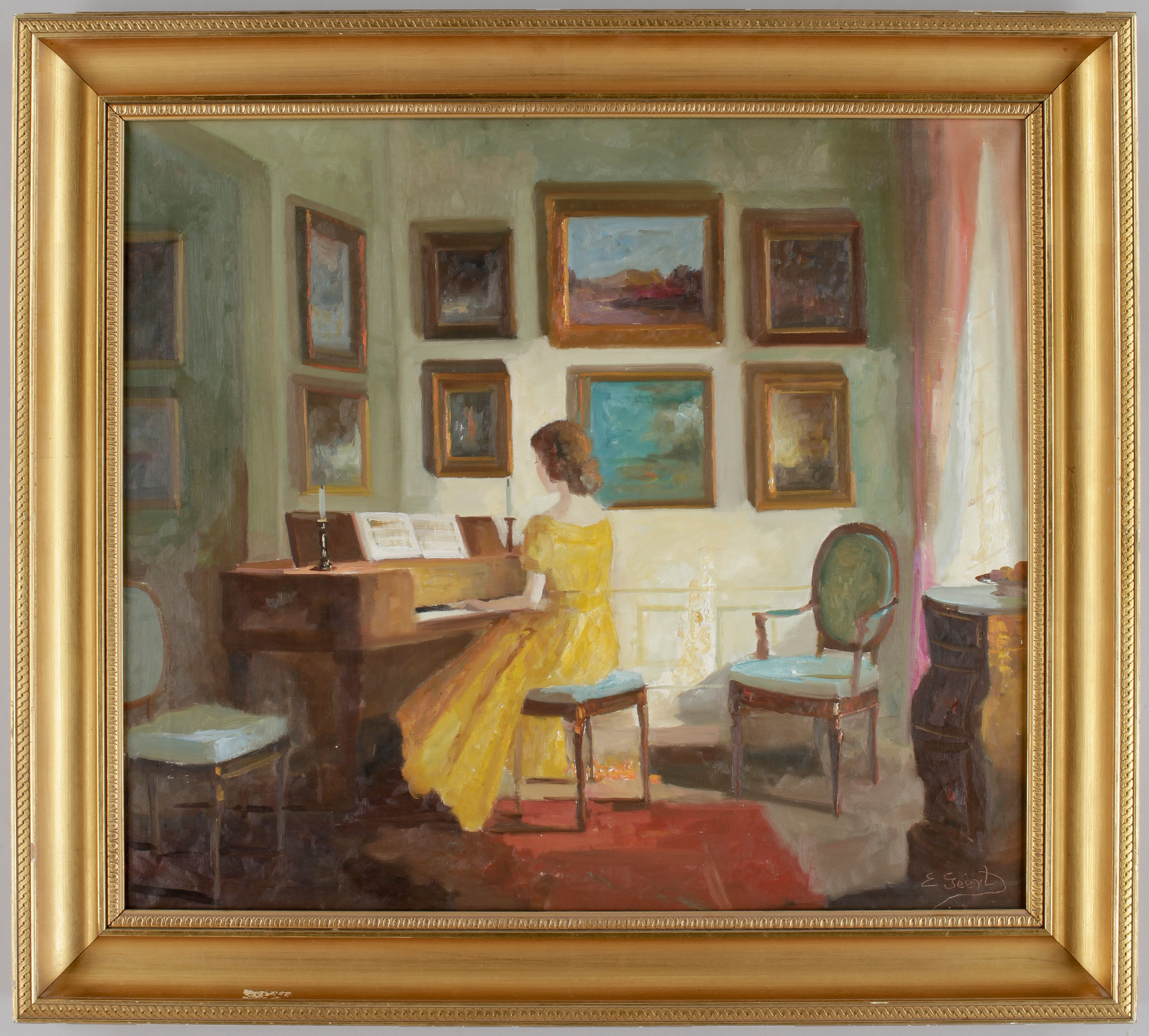 EDITH GEERT, olja på duk, sign. - Bukowskis