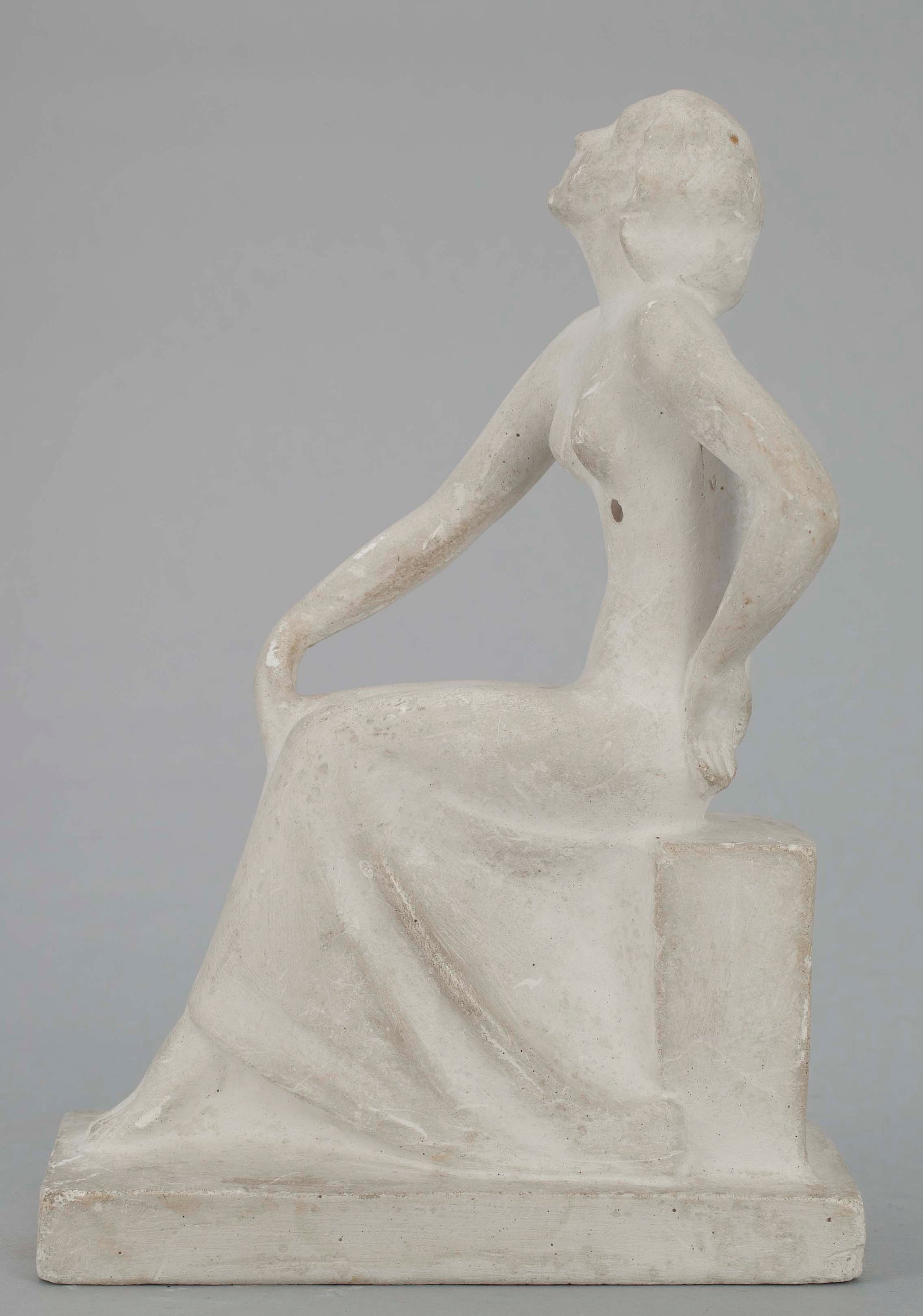 SKULPTUR, gips, sign. Eemil Halonen. - Bukowskis