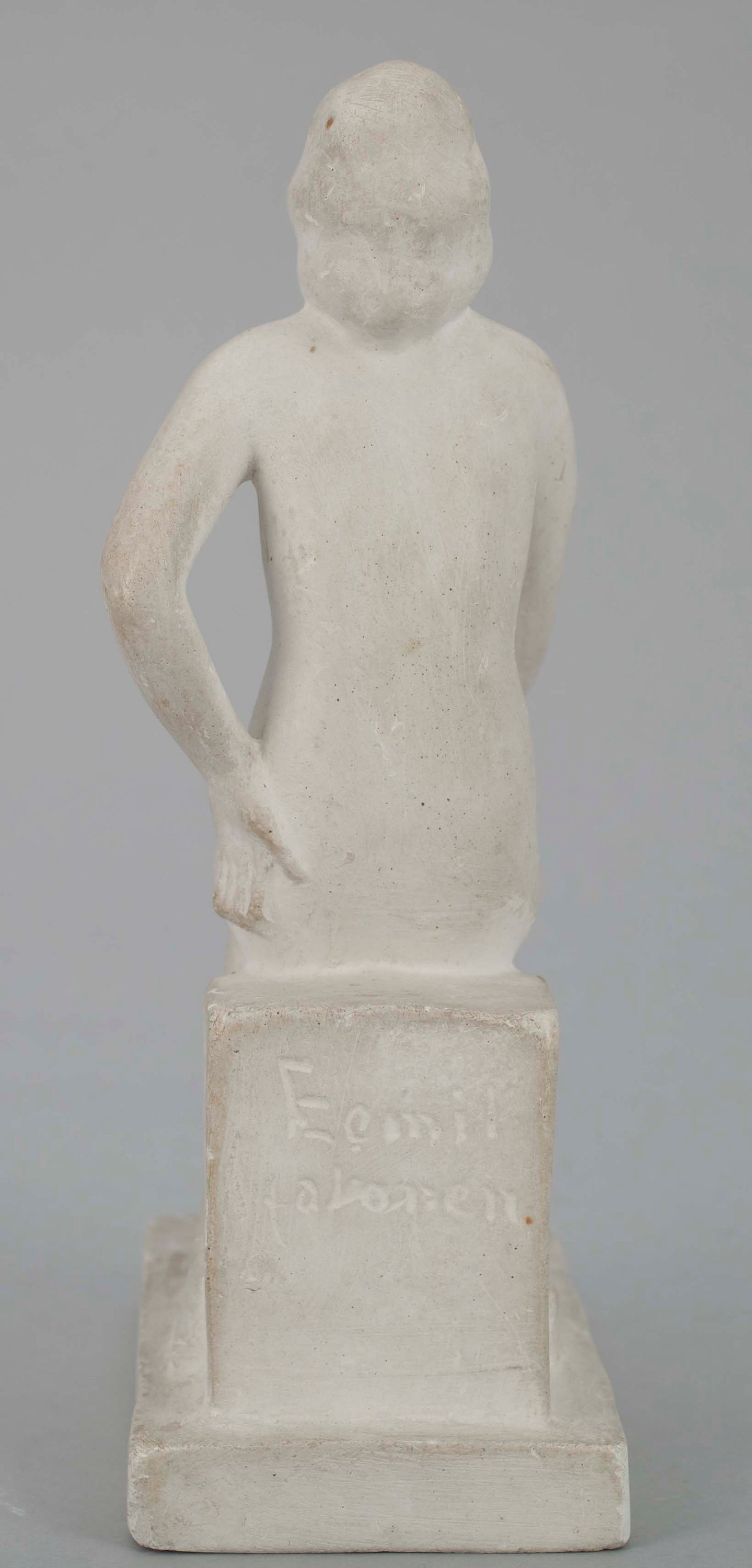 SKULPTUR, gips, sign. Eemil Halonen. - Bukowskis