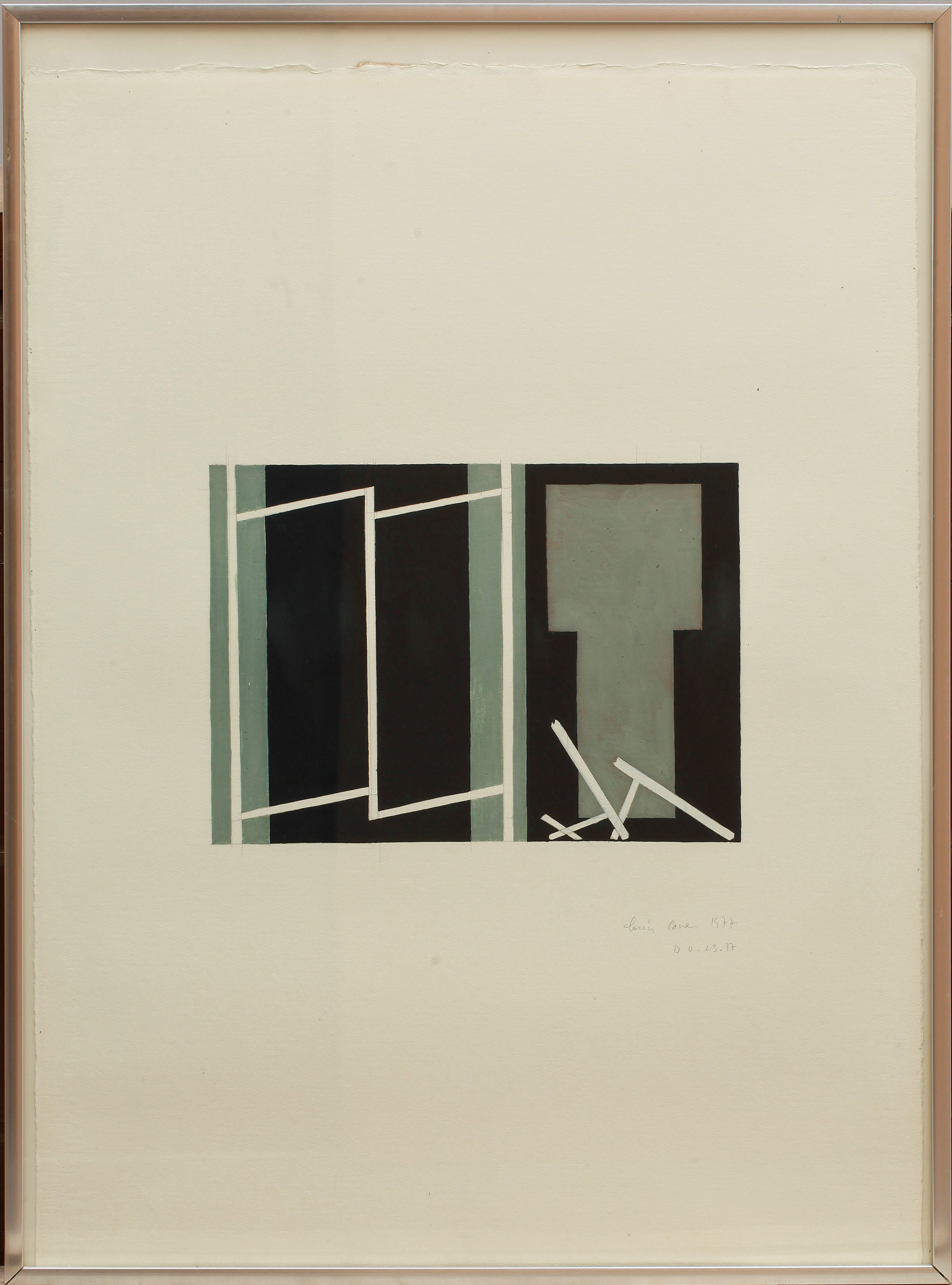 LOUIS CANE, gouache, sign och dat 1977. - Bukowskis