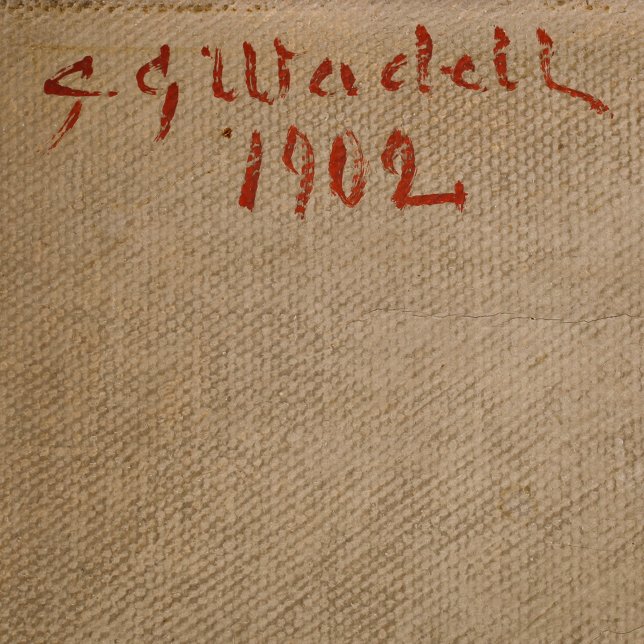CARL GABRIEL WADELL, olja på duk. Sign o dat 1902. - Bukowskis