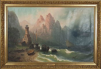 ALBERT BREDOW, Olja på duk, sign. - Bukowskis