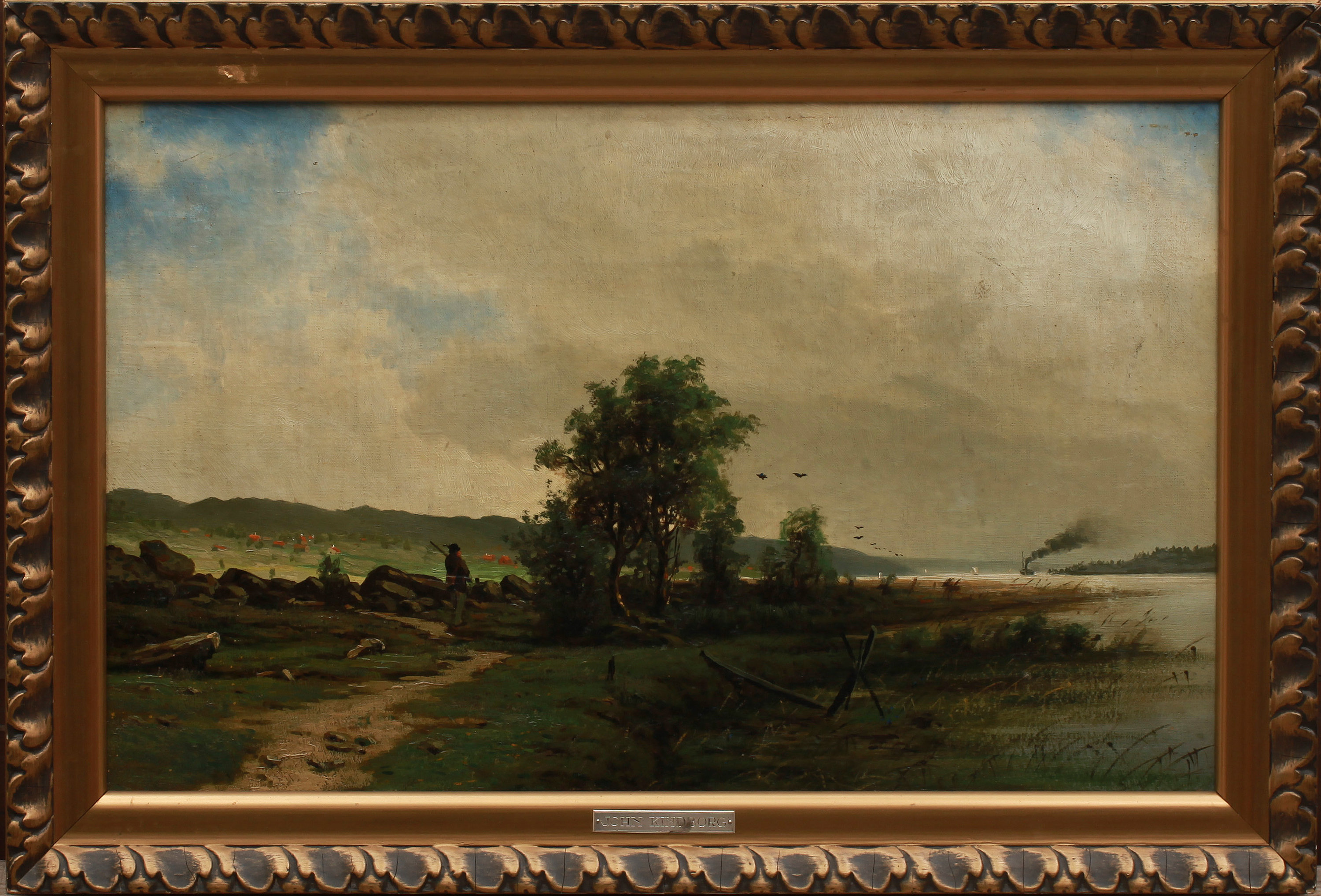 JOHAN "JOHN" KINDBORG, olja på duk, ej sign. - Bukowskis