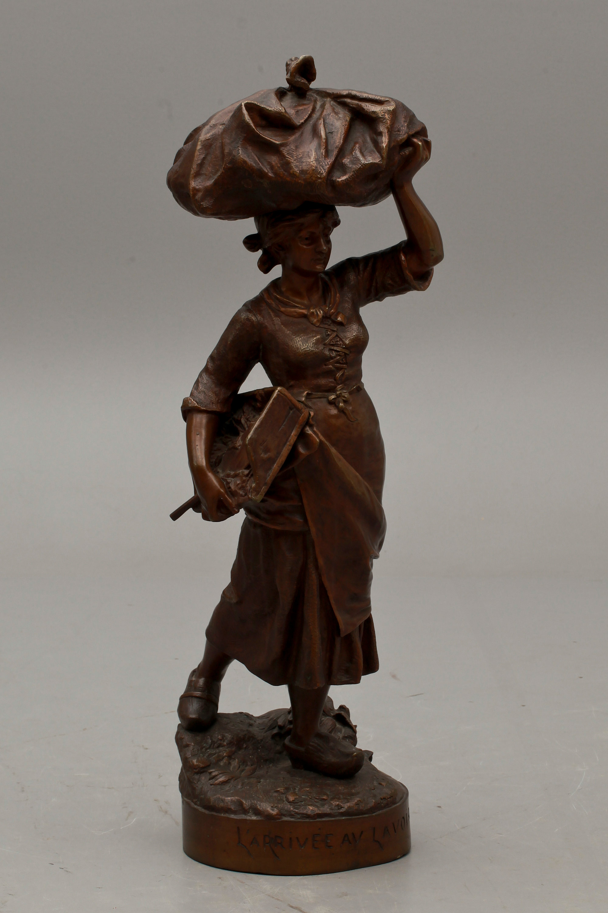 ALFRED PIERRE RICHARD, skulptur, brons, sign. - Bukowskis