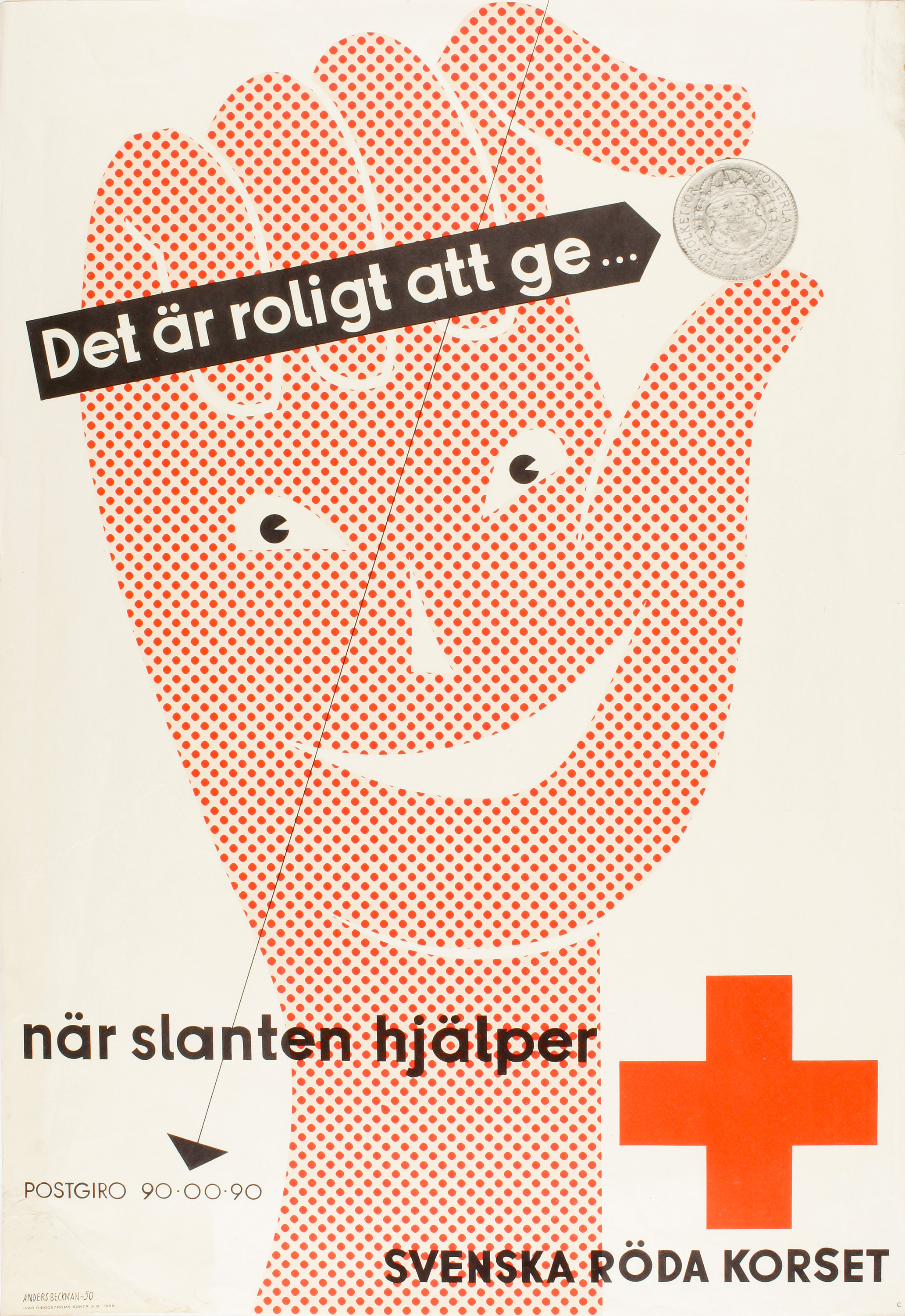 ANDERS BECKMAN, 9 st, affischer, 1940-50-tal. - Bukowskis