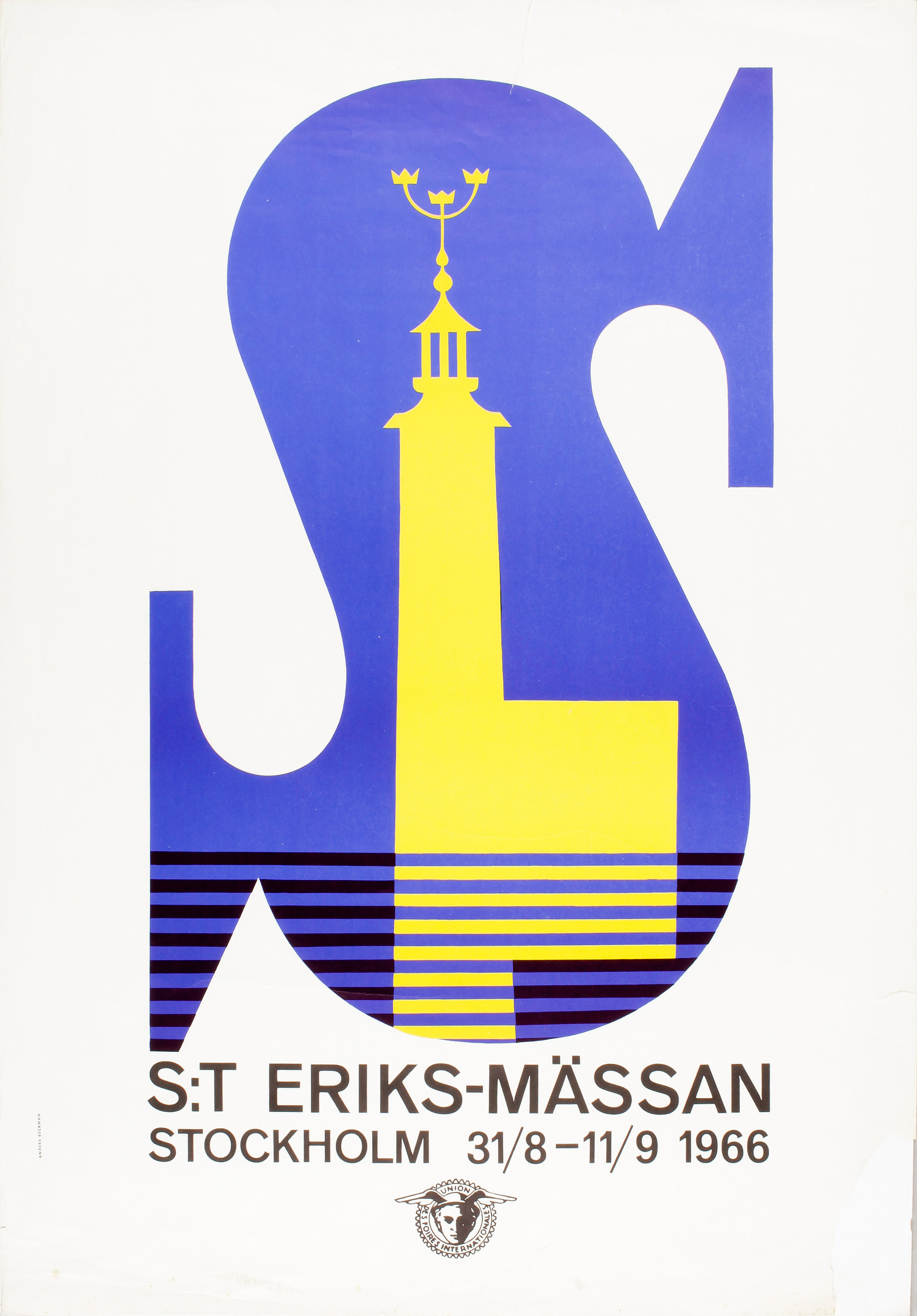 ANDERS BECKMAN, 9 st, affischer, 1940-50-tal. - Bukowskis