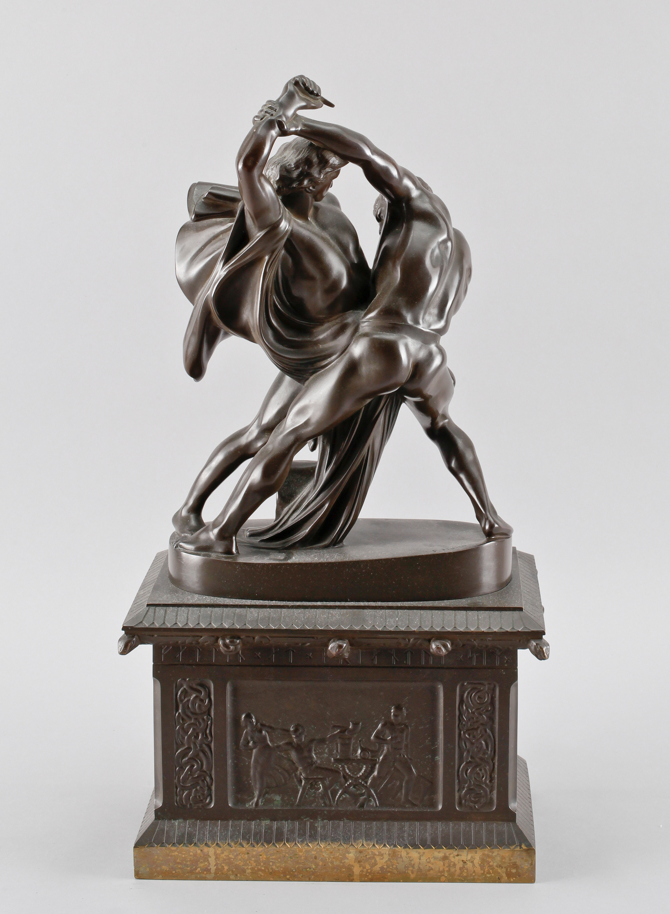 JOHAN PETER MOLIN, skulptur, brons, sign. - Bukowskis