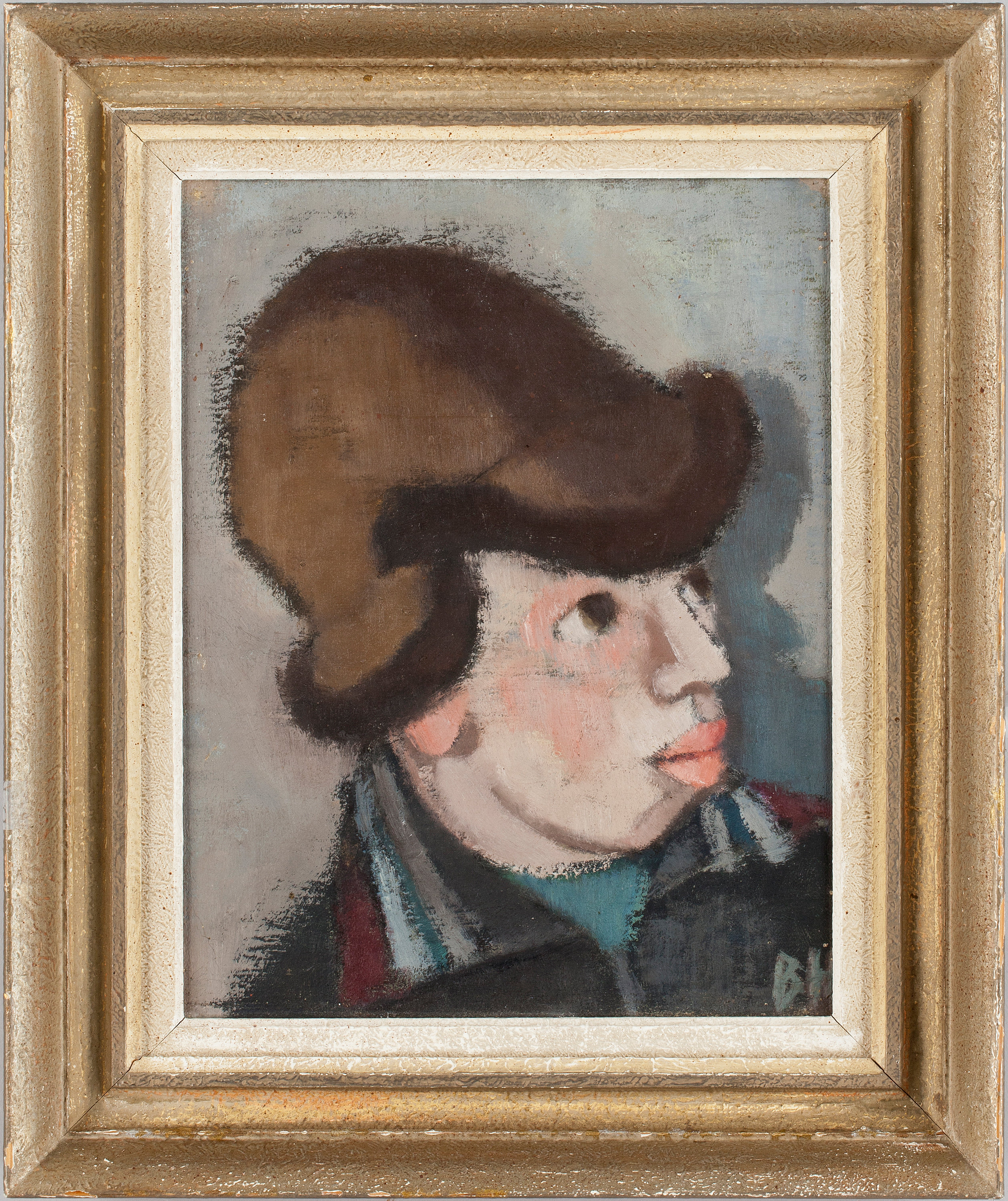 BERTA HANSSON, olja på pannå. Monogramsign. - Bukowskis