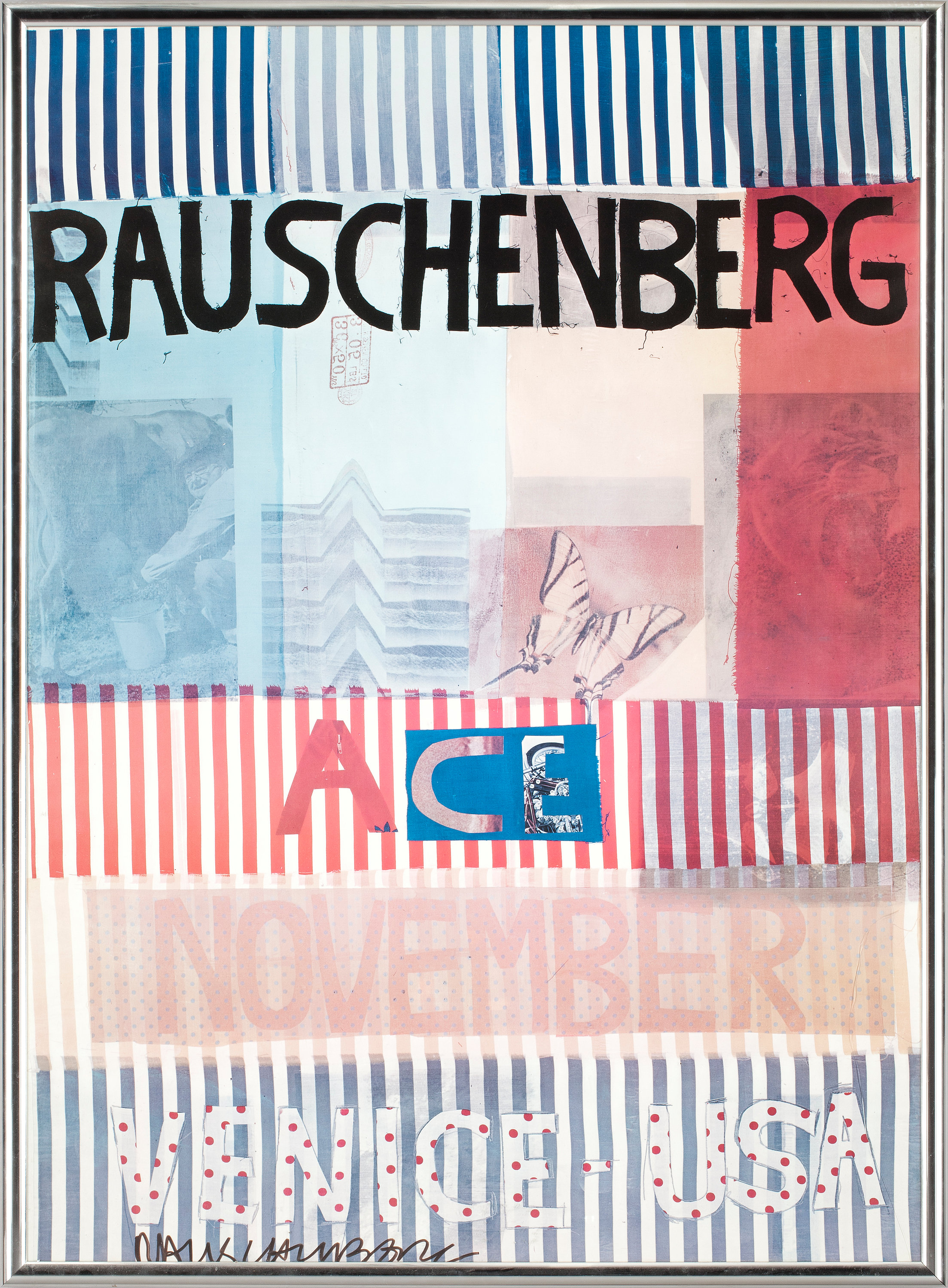 ROBERT RAUSCHENBERG, affisch, sign. - Bukowskis