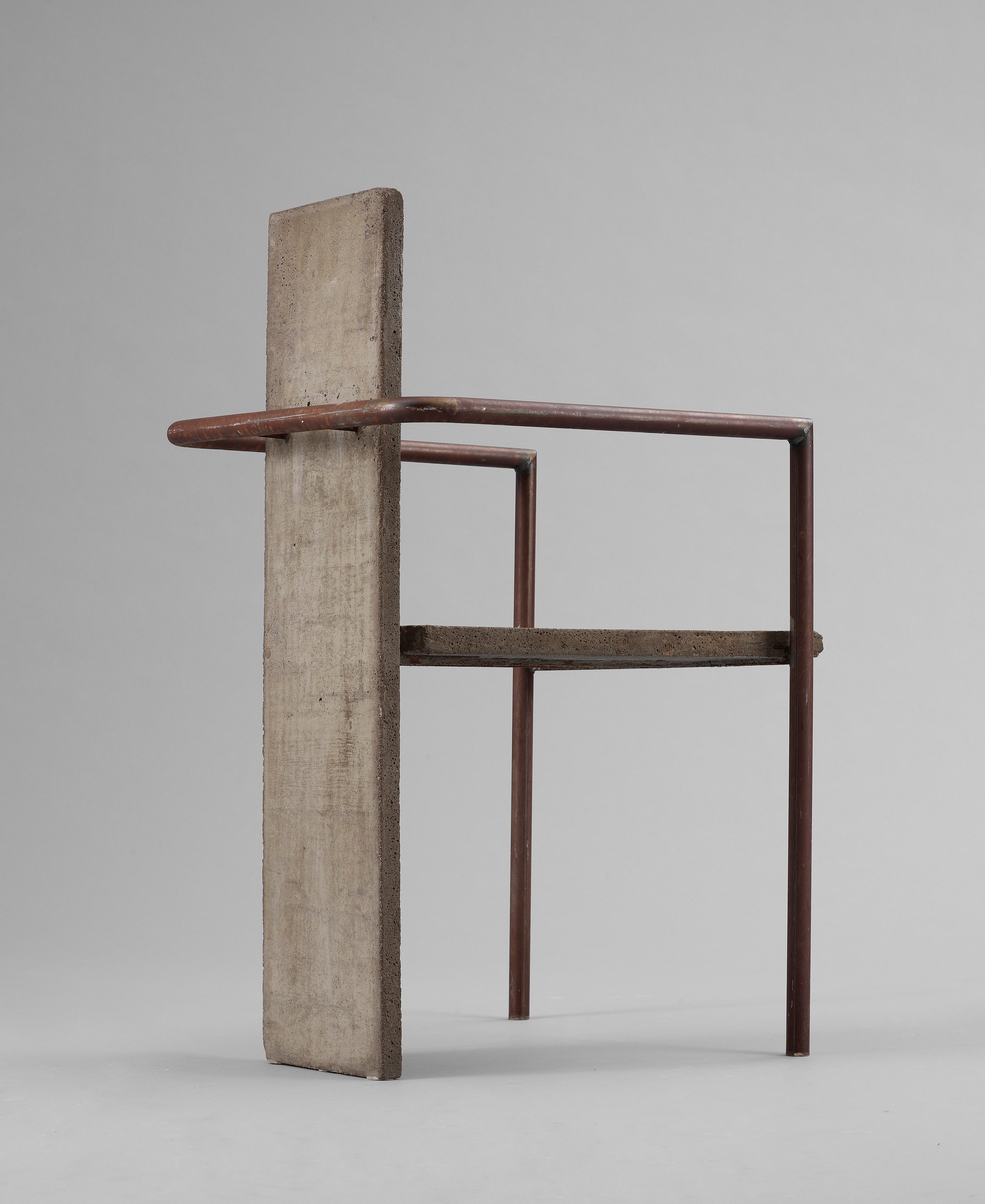 A Jonas Bohlin 'Concrete' chair by Källemo, Sweden early 1980's ...