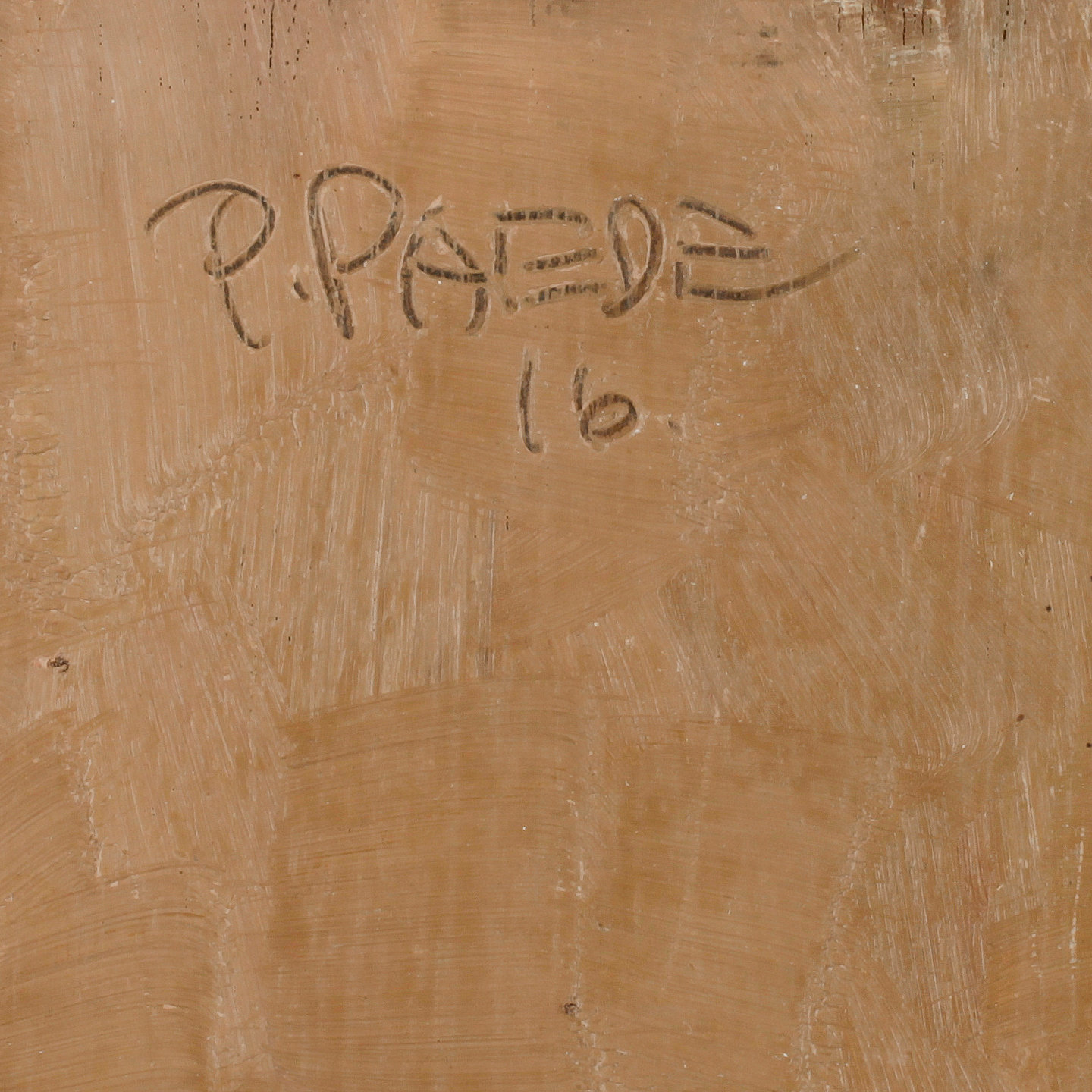 PAUL PAEDE, olja på pannå. Sign o dat 16. - Bukowskis