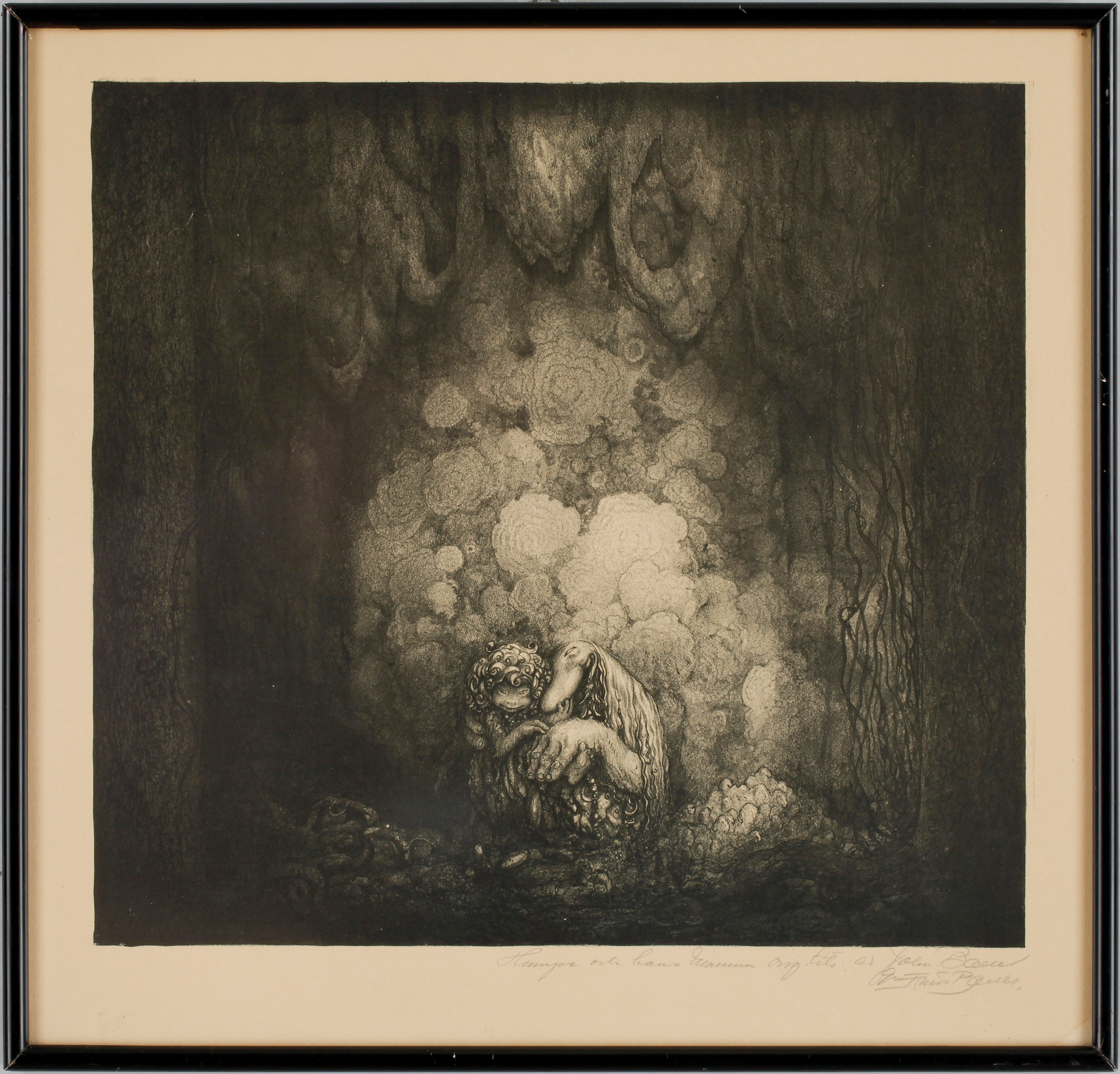 JOHN BAUER, litografi. - Bukowskis