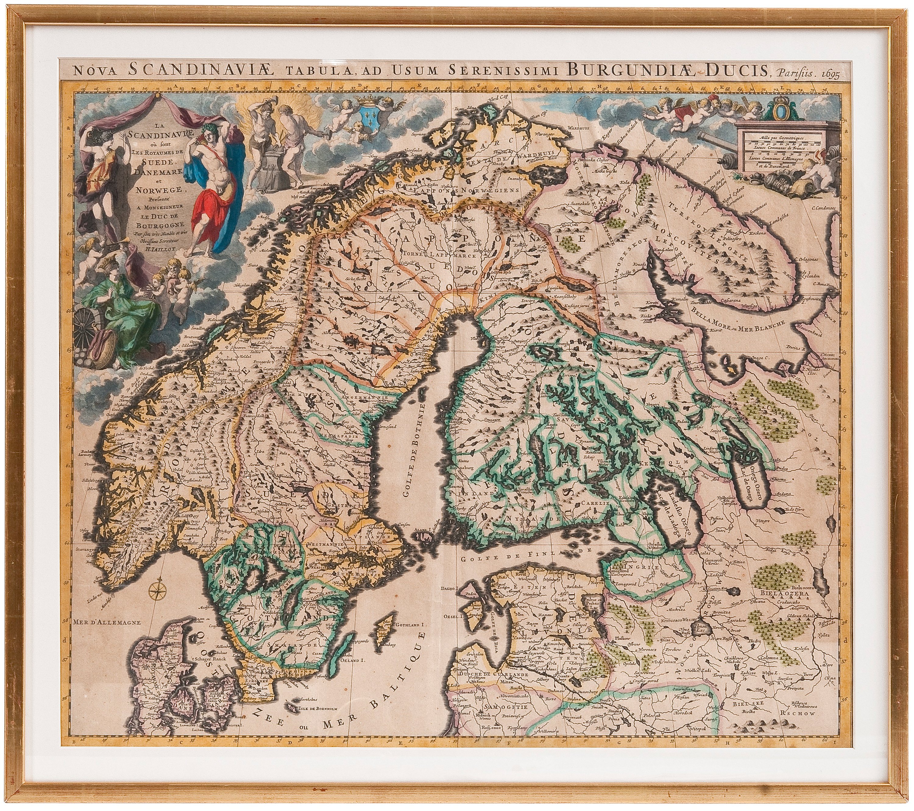 A MAP OF SCANDINAVIA. - Bukowskis