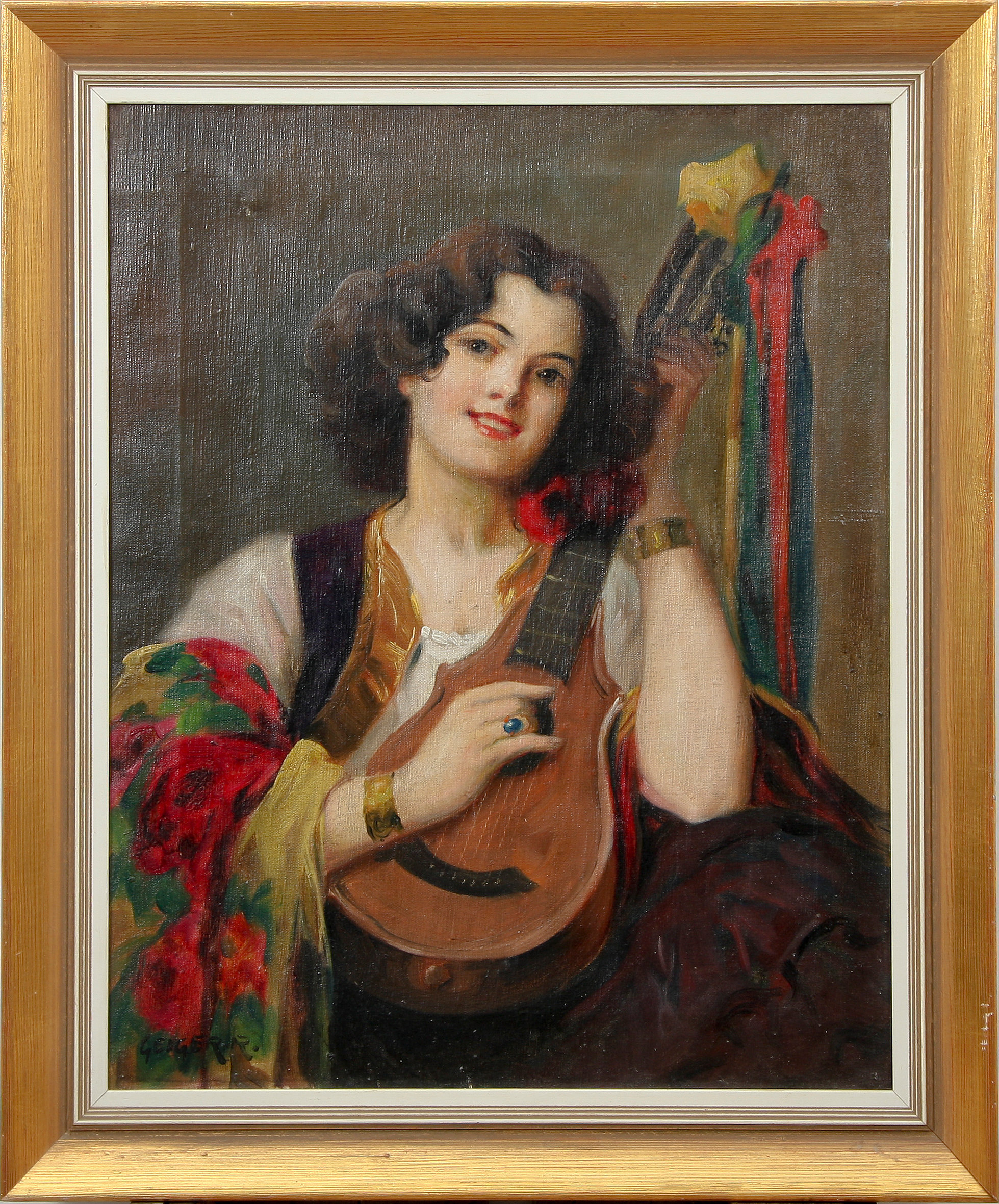 RICHARD GEIGER, olja på duk, sign. - Bukowskis