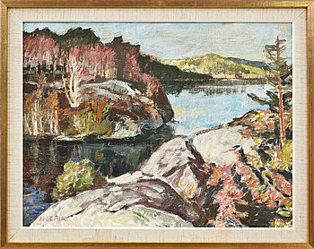 HUGO LEPIK, olja på duk, sign. - Bukowskis